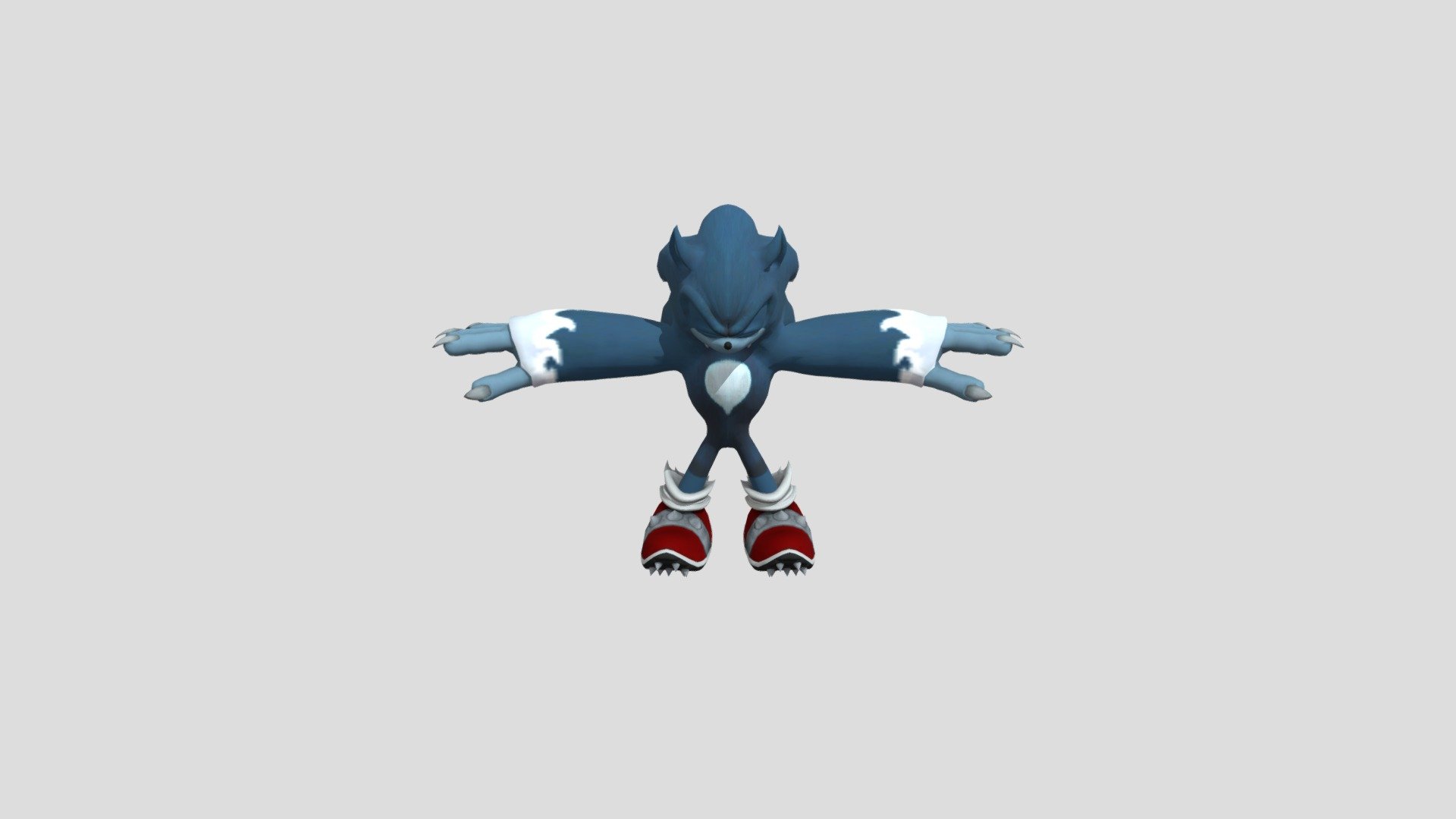 Xbox 360 - Sonic Unleashed - Sonic The Werehog - Download Free 3D model ...