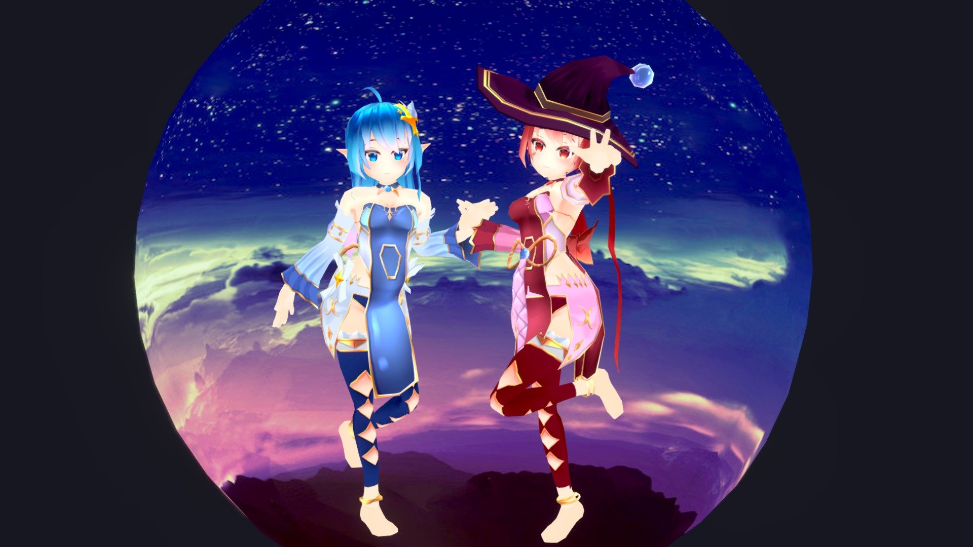 Noel & Leon - 3D model by Kuruzeus [8856eb2] - Sketchfab