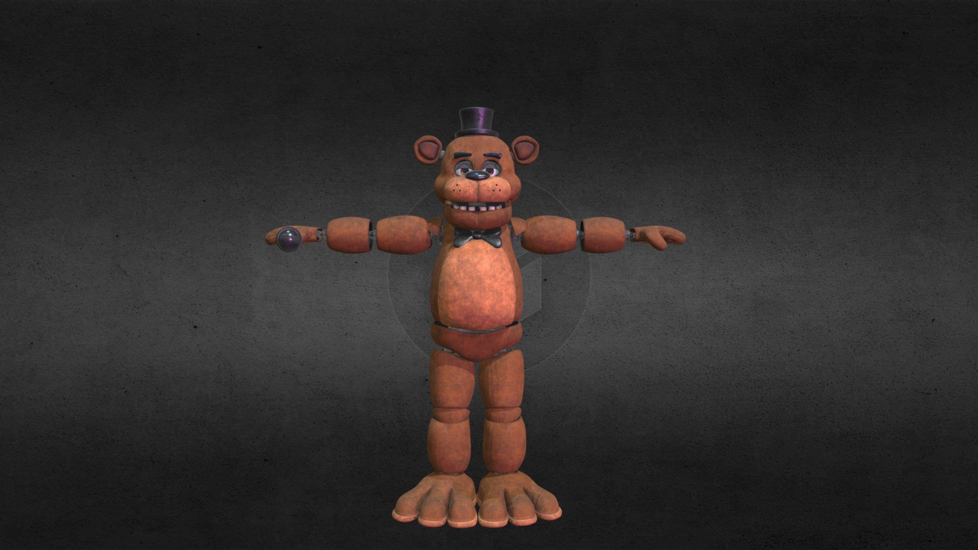 can't download Freddy retexture @Justie_Is_Real - 3D model by Duff9999 ...