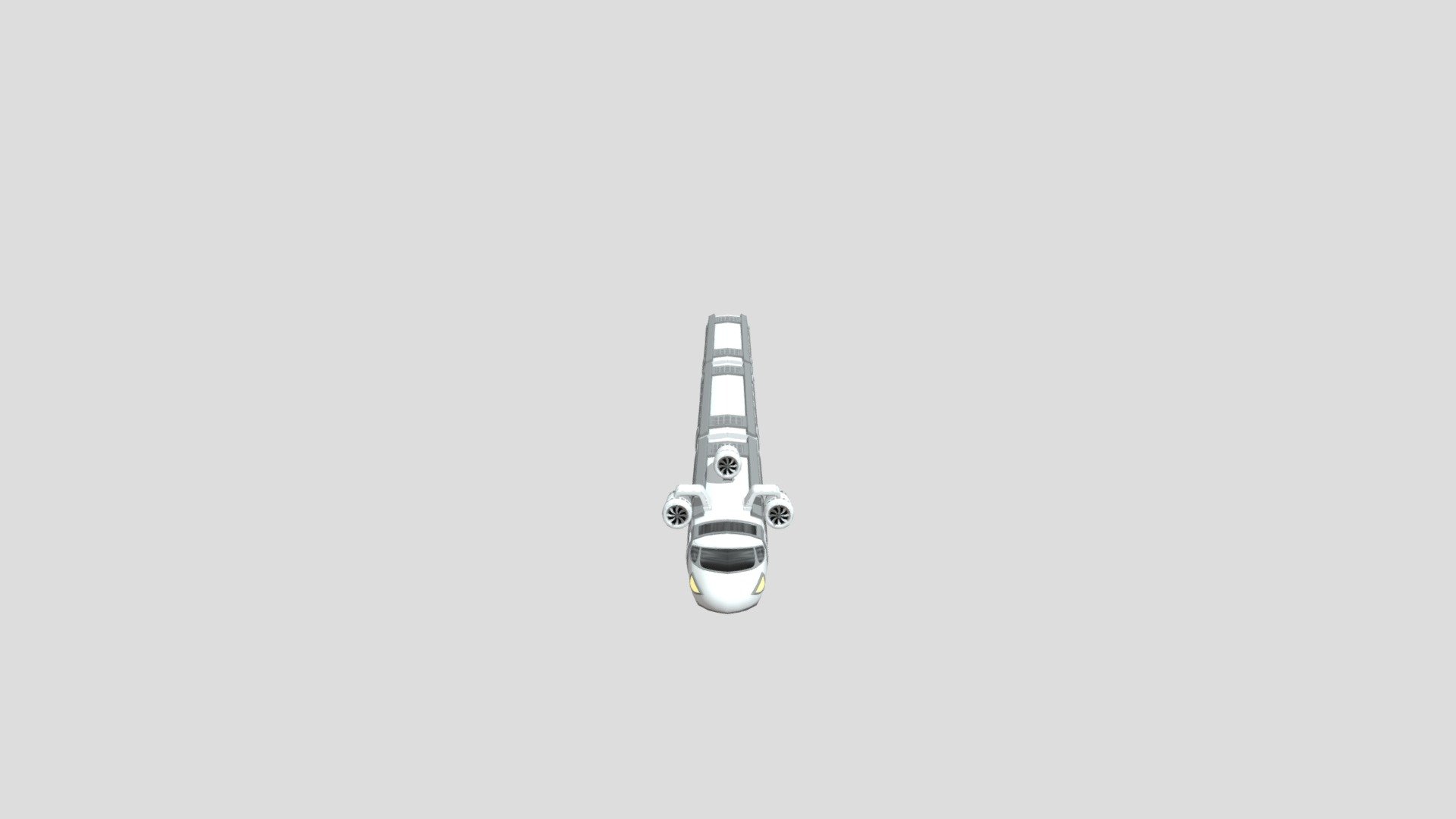 Cartoon Bullet Train - Download Free 3D model by spaceron65 [885a459 ...