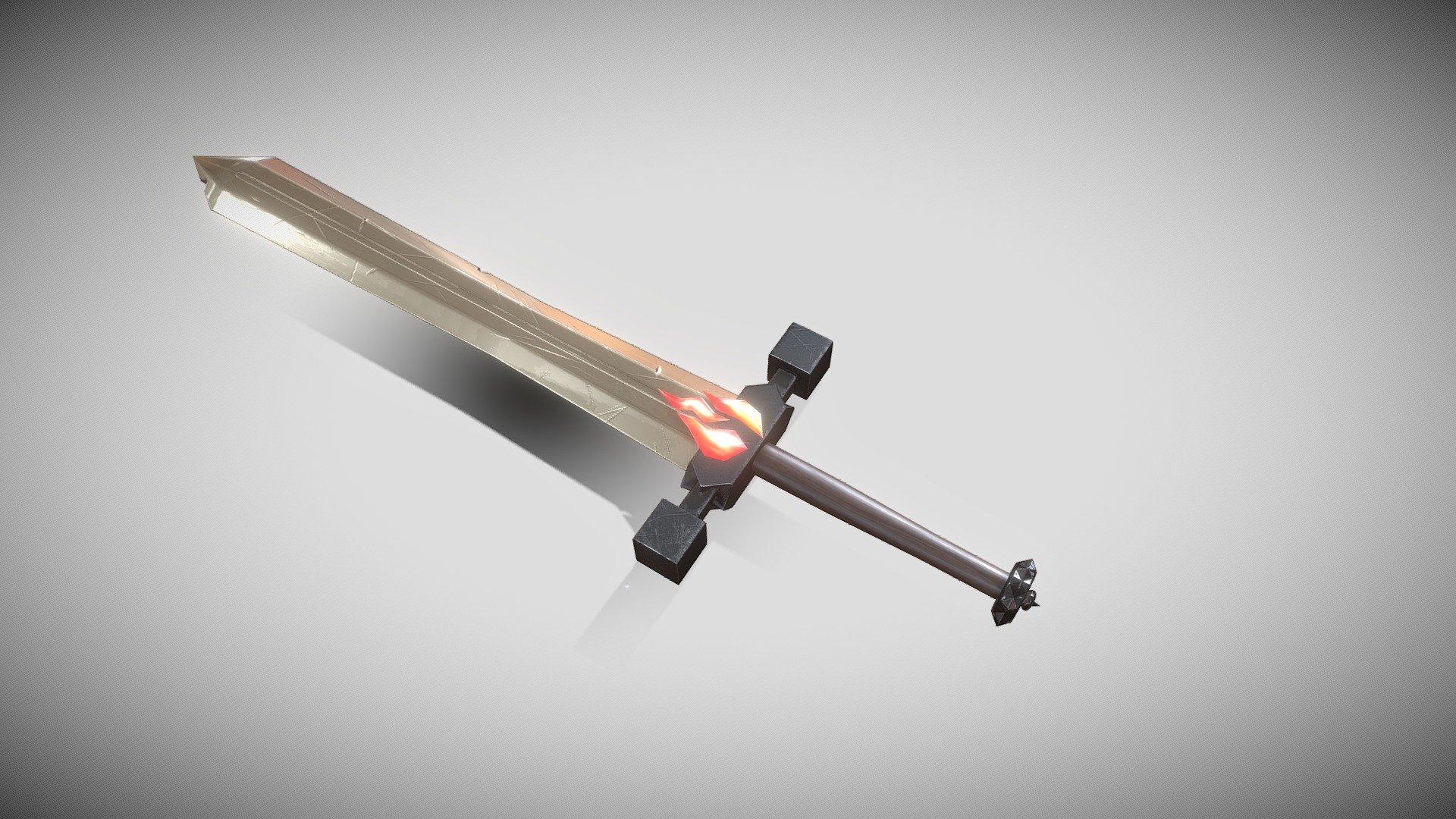 Flame_blade - 3D model by ThePopeIs (@viktorfedorovic137) [885d5fc ...