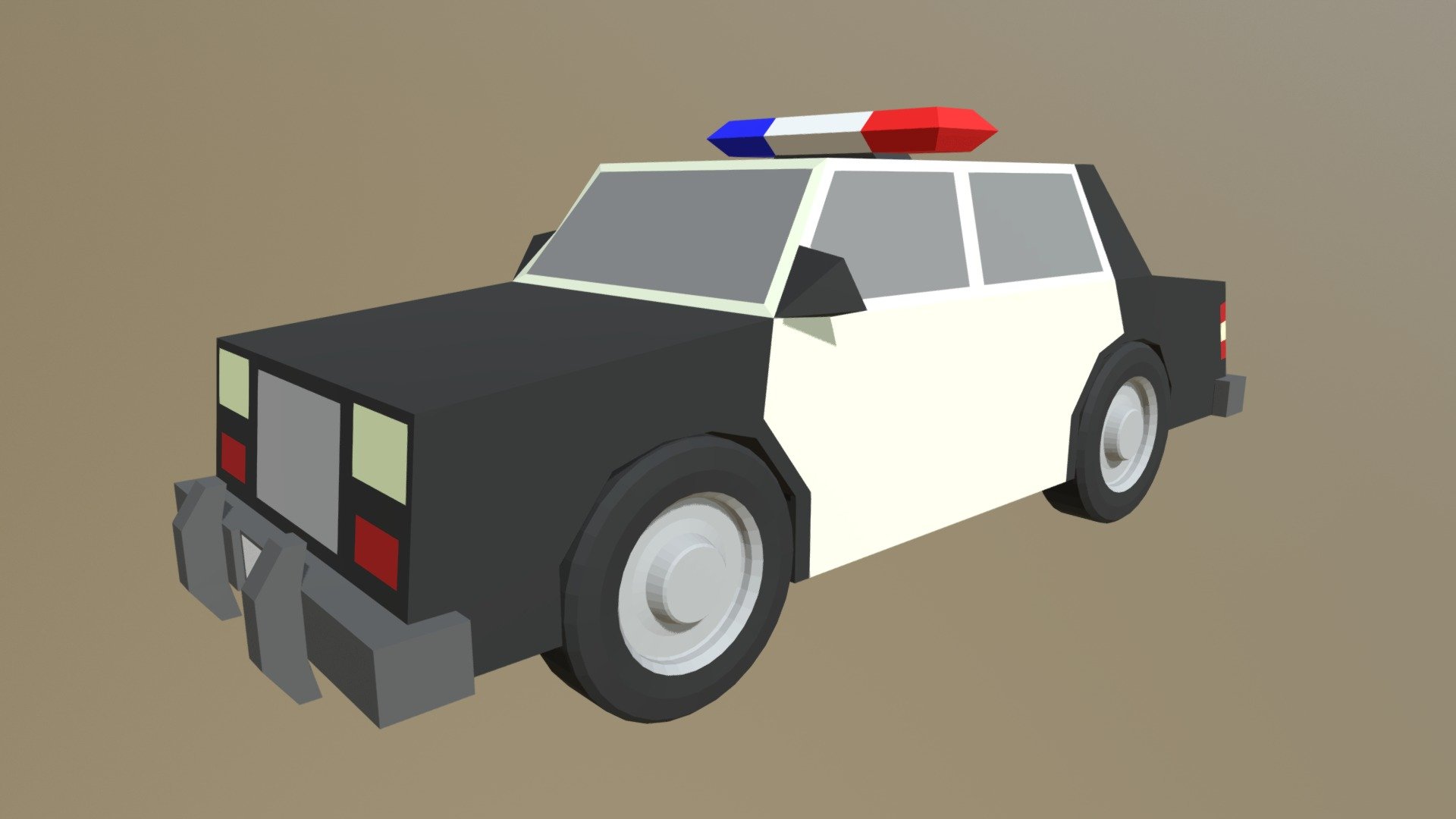 Police Cruiser - 3D model by Prof Tanner (@rwt07a) [885e633] - Sketchfab