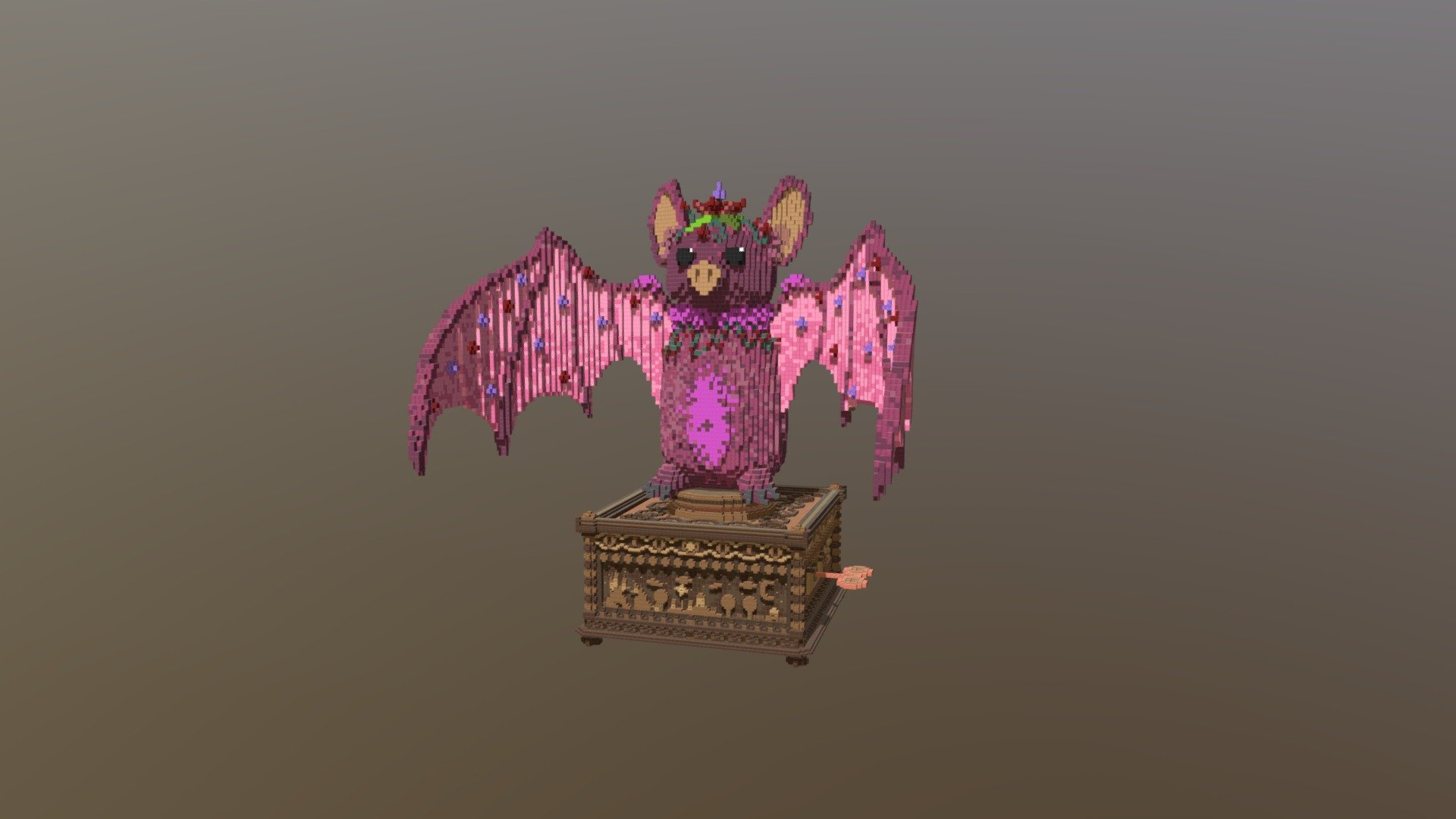 The Music box of Bat - V2 Pinky - 3D model by Icariion [885f004 ...