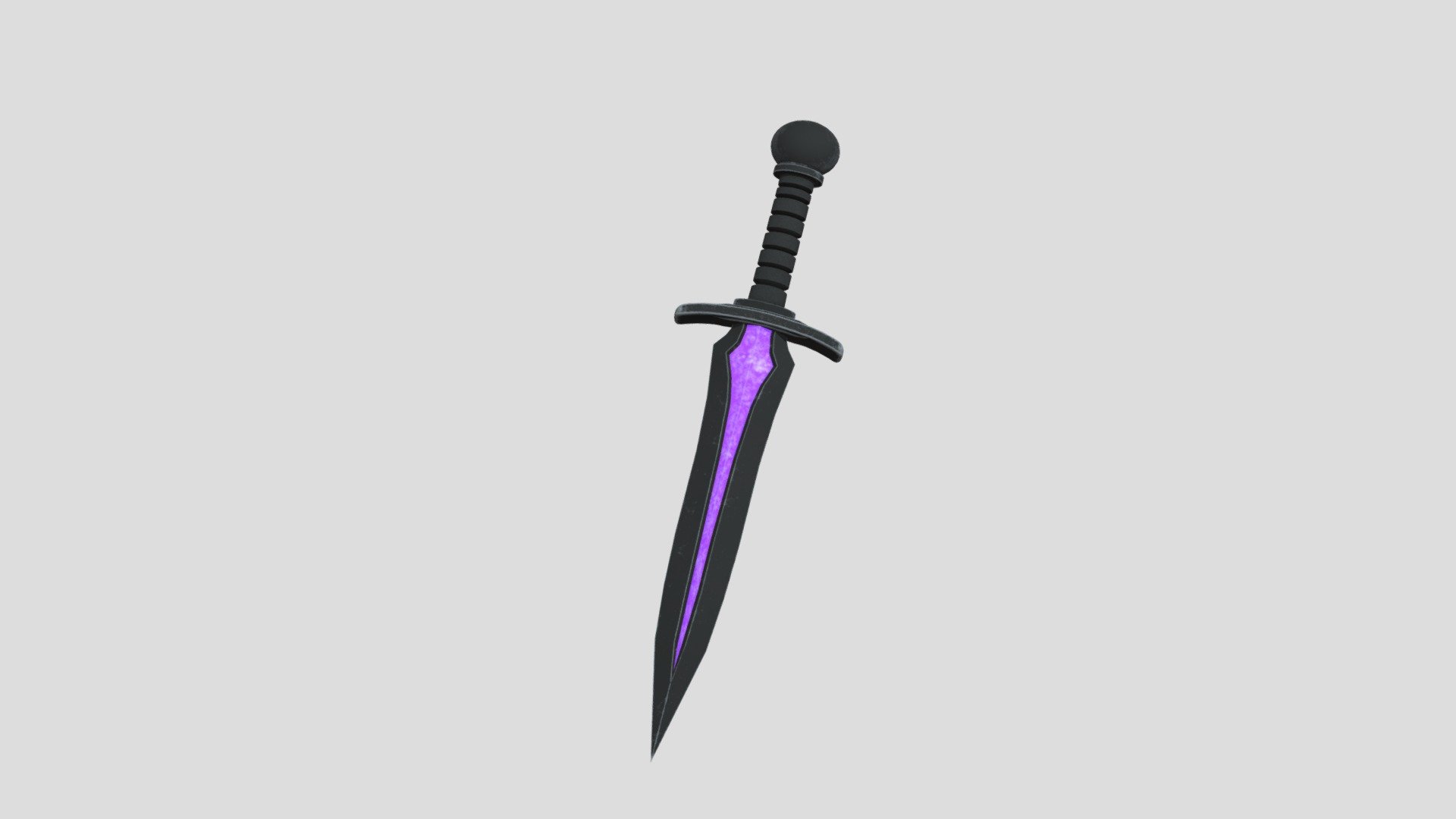 Violet Requiem Fantasy Dagger-game ready lowpoly - 3D model by ...
