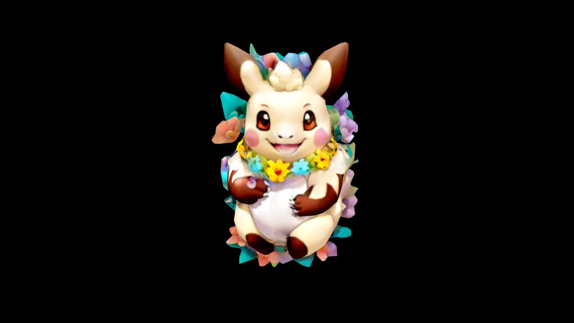 Pokémon illustration of a happy Bulbasaur wearin - Download Free 3D ...