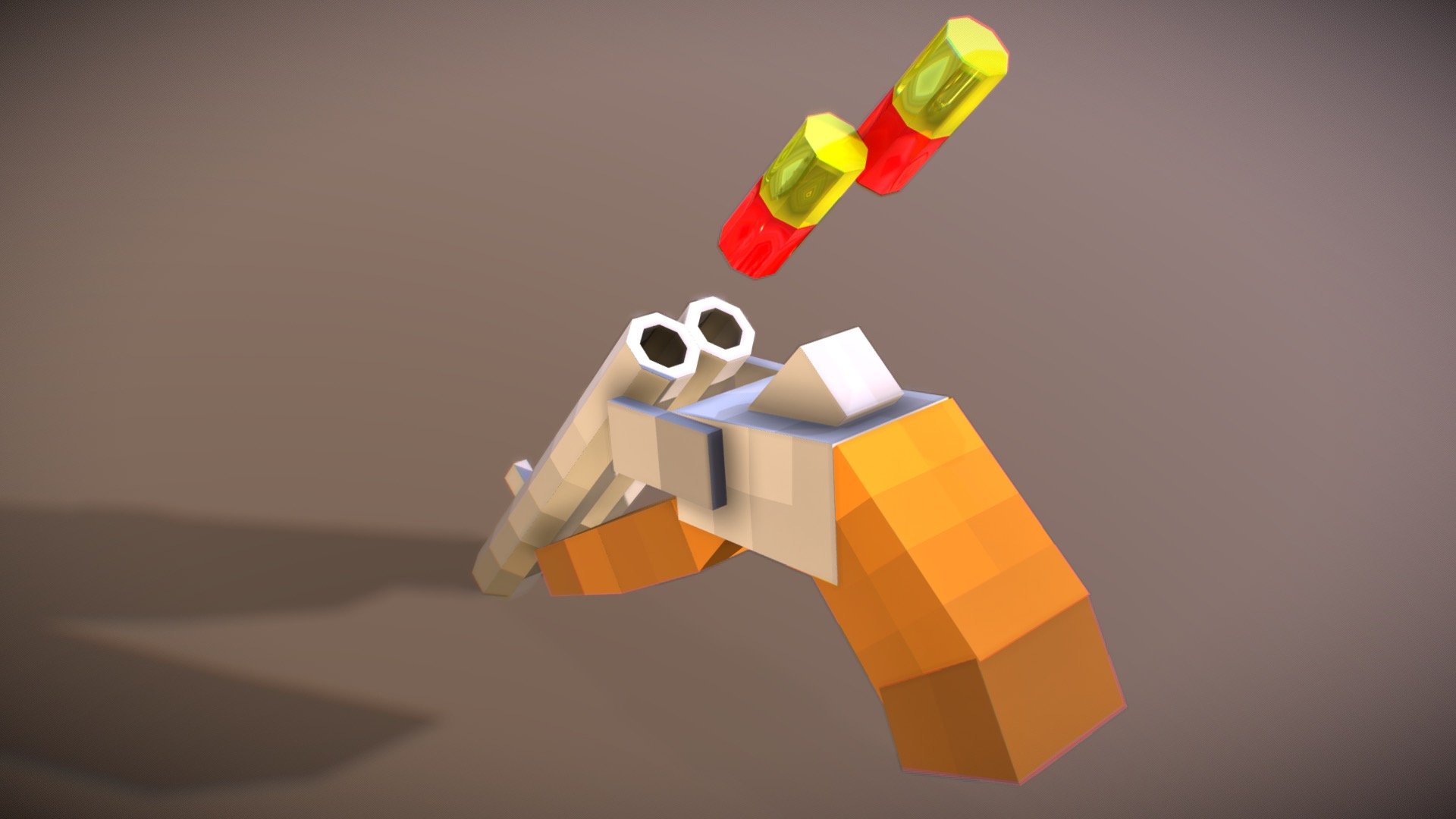 Voxel Sawed Off Shotgun - Download Free 3D model by Voxel Creeper ...