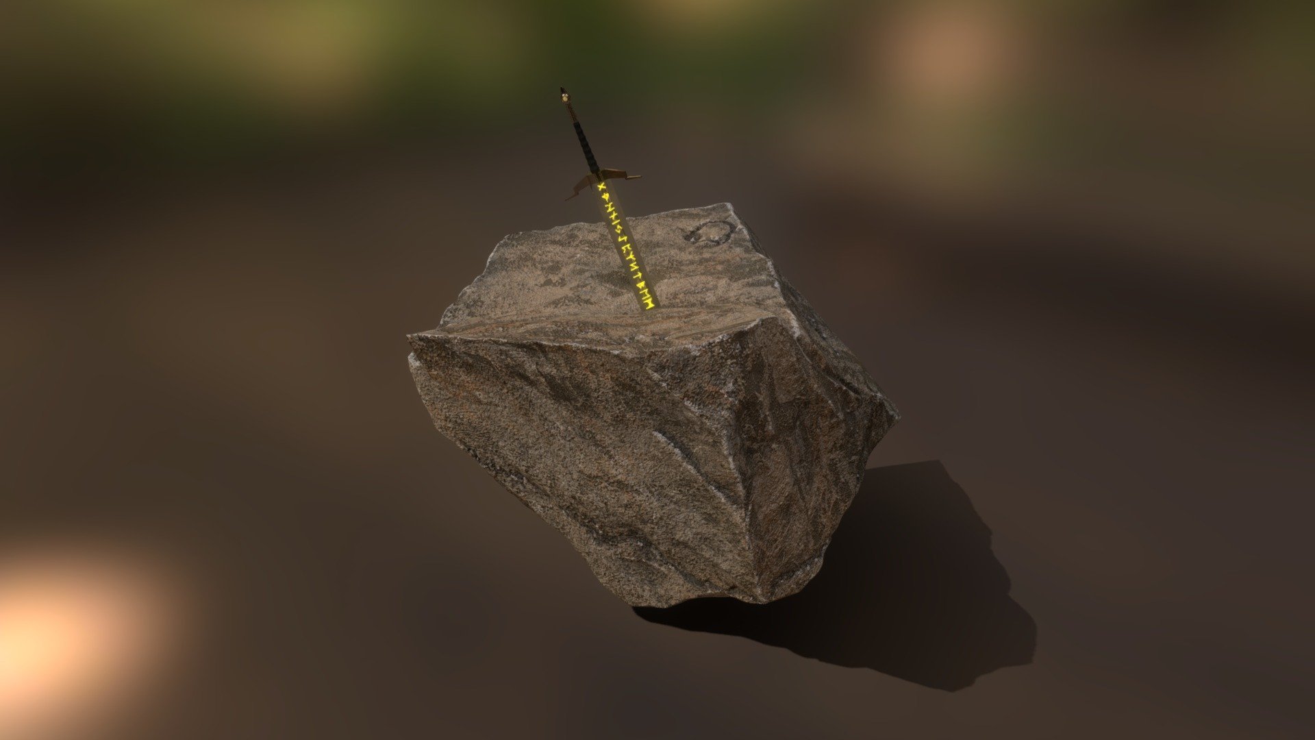 Sword in the Stone (CG FAST TRACK) - 3D model by Sparkster ...