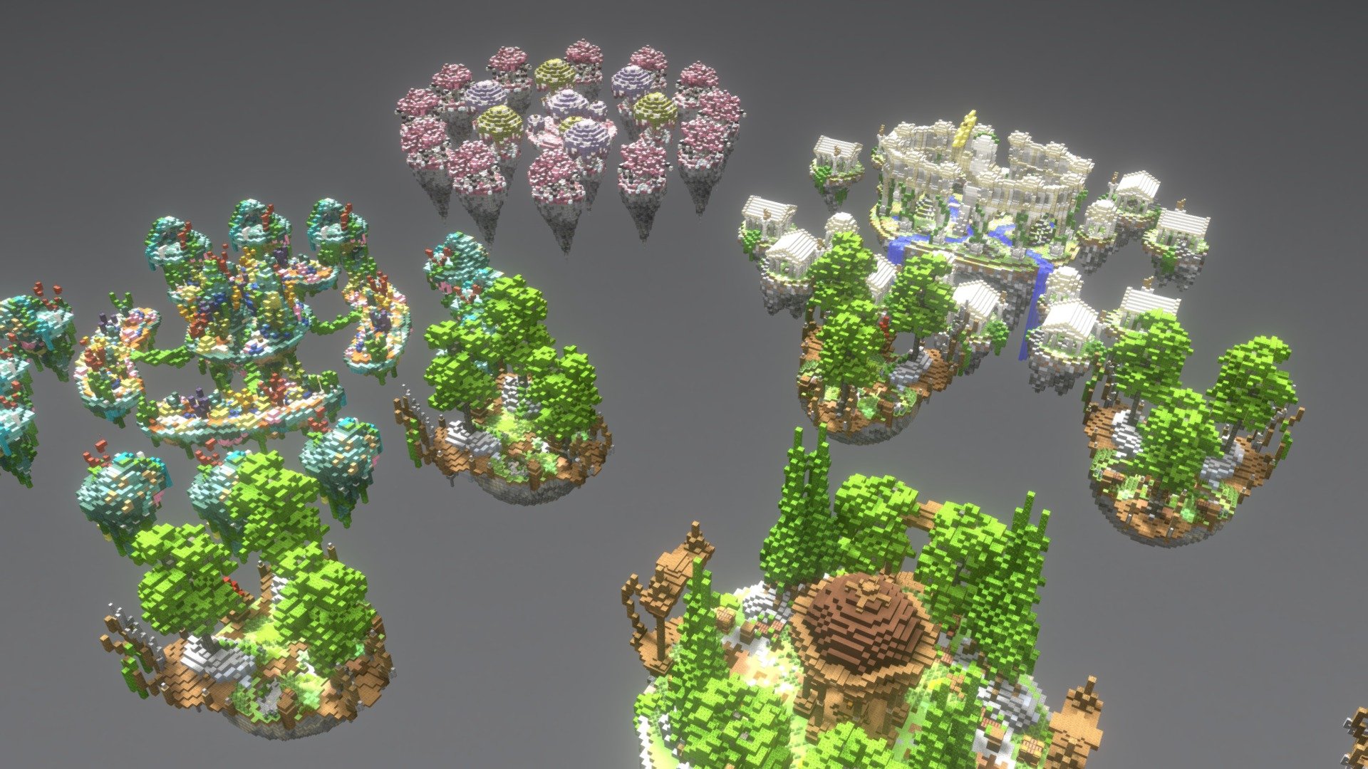 4 Skywars Map - 3D model by IN MINE (@in_mine) [88650dd] - Sketchfab