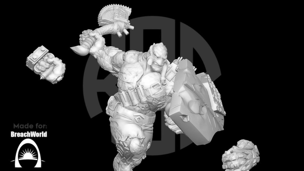 Tusk Alien Adventurers Game 38mm - 3D model by Kevin Cayuela Borg ...