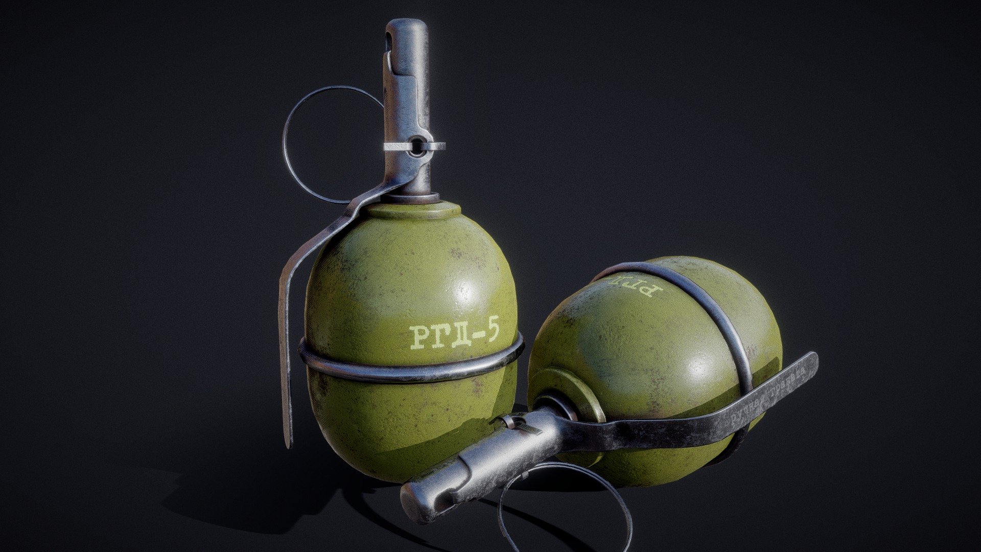 Grenade RGD-5 - Download Free 3D model by _Alexandr (@a_l_e_x_a_n_d_e_r ...