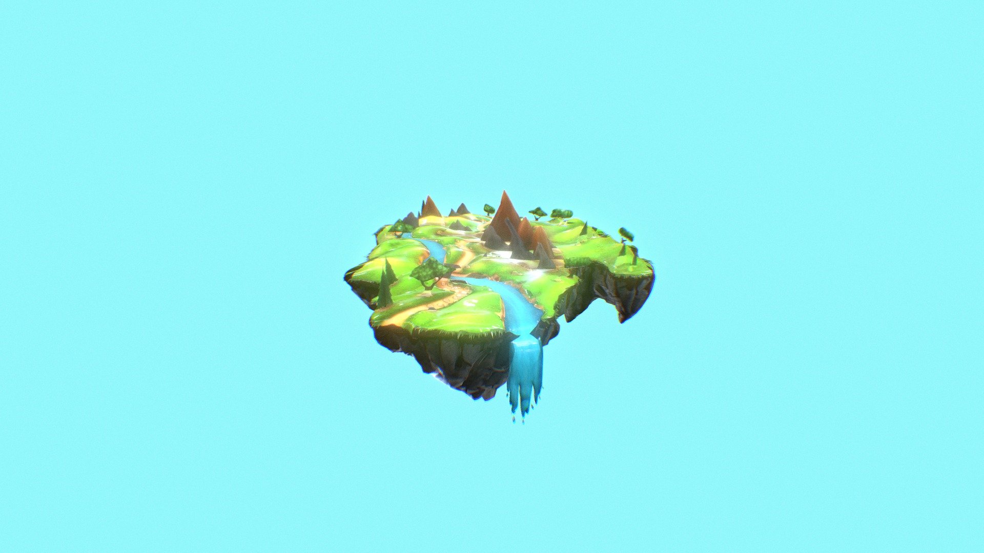 island - Download Free 3D model by malikalberto [8866af1] - Sketchfab