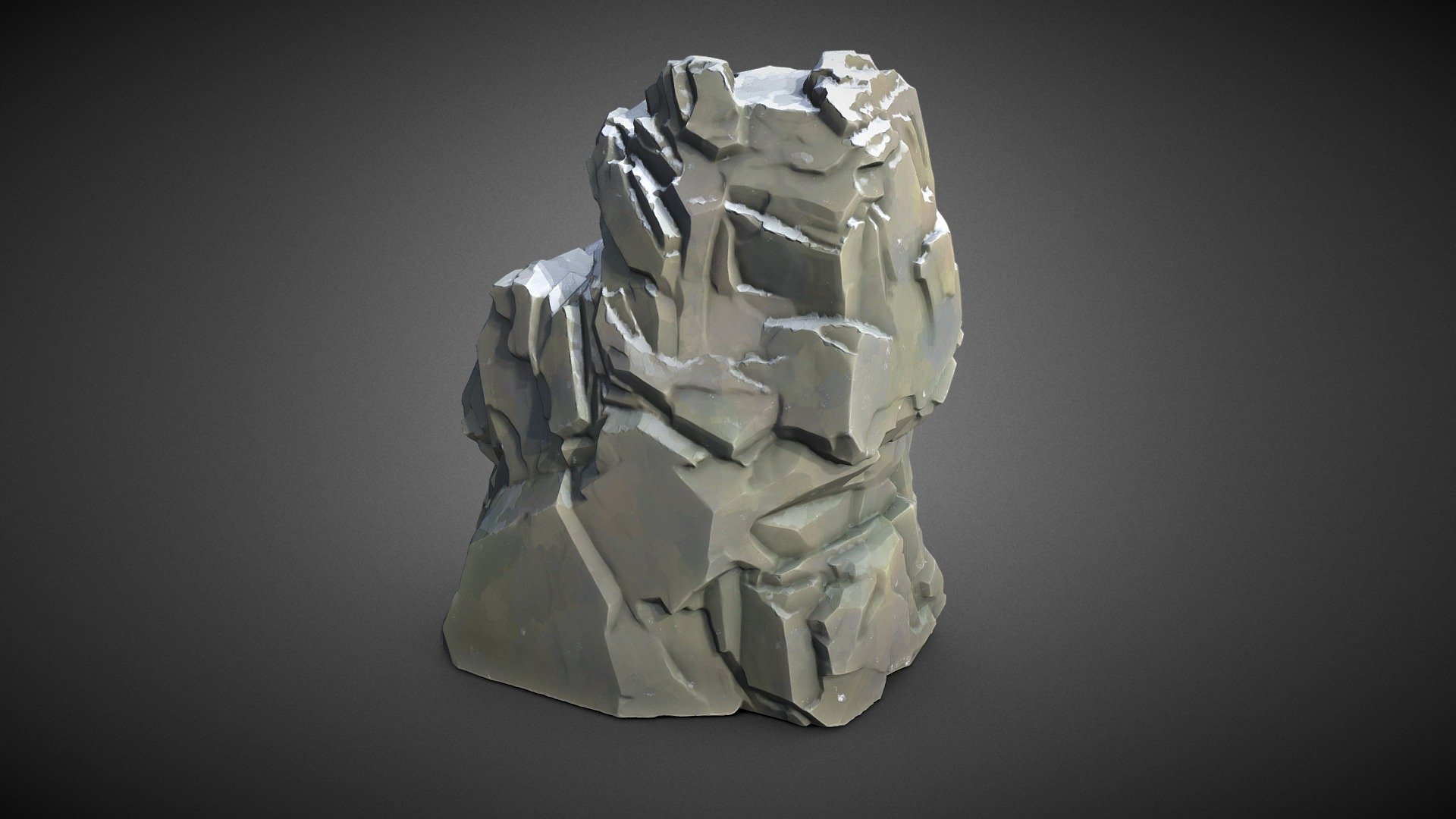 rock_02_stylised - 3D model by Cyril Limoges Athiel (@athiel) [886761f ...