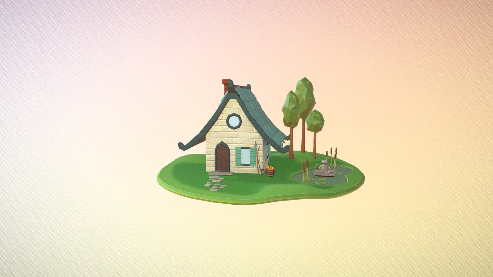 Fantasy Homestead Project - 3D model by Glass (@glassjpg) [88677a1 ...