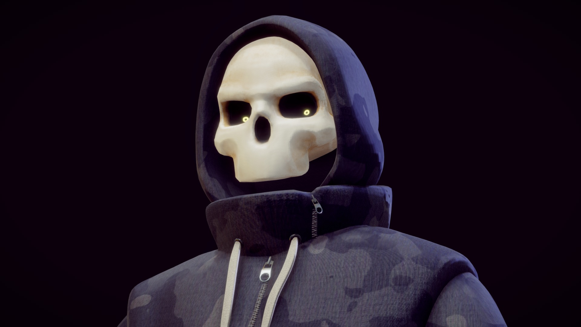 Skully - 3D model by leonchheuy [886970b] - Sketchfab