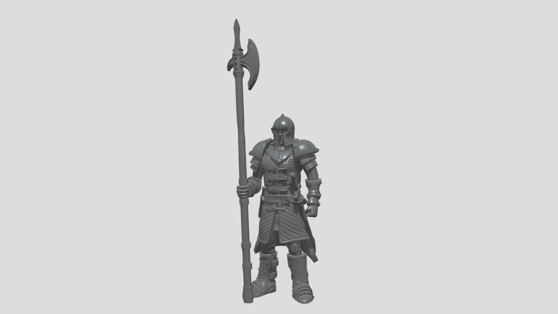 Guard - Halberd - Sentry - 3D model by McNacMedia [886c27b] - Sketchfab