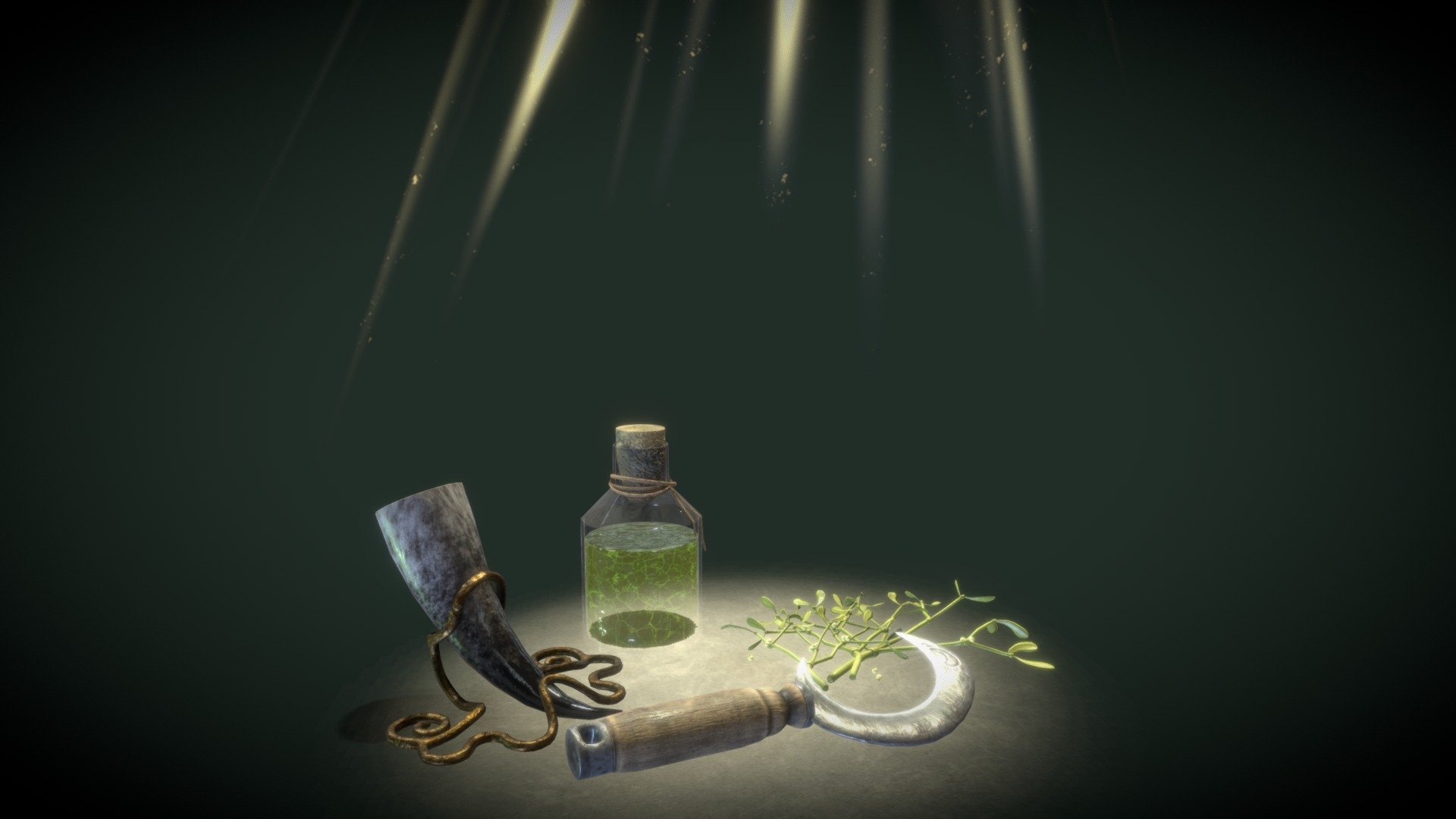 Alchemy Scene - Buy Royalty Free 3D model by MDSDesign [886c80b ...