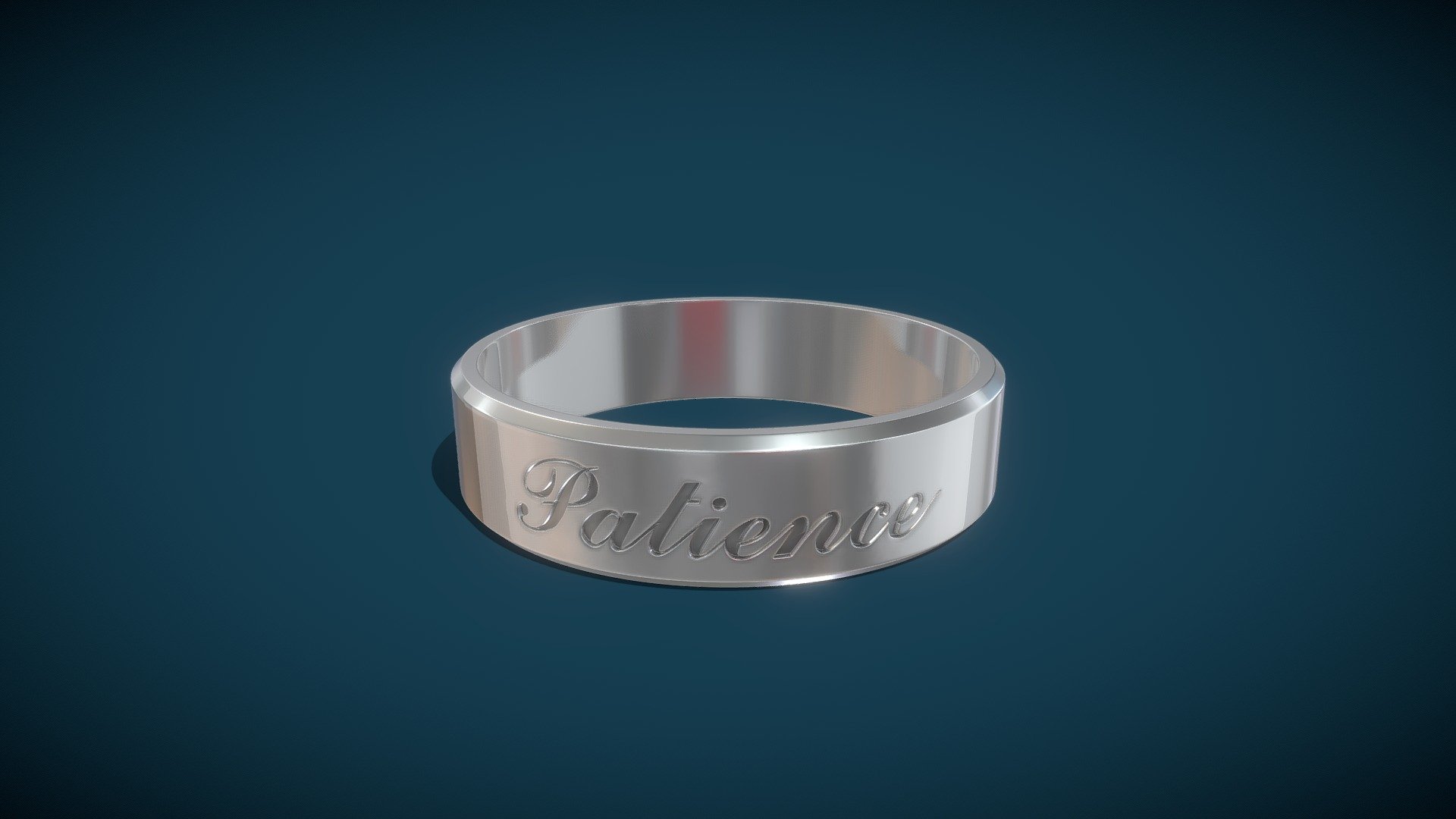 Patience Ring Platinum - Buy Royalty Free 3D model by Sandeep Choudhary (@shop3dmodels) [886e678 ...