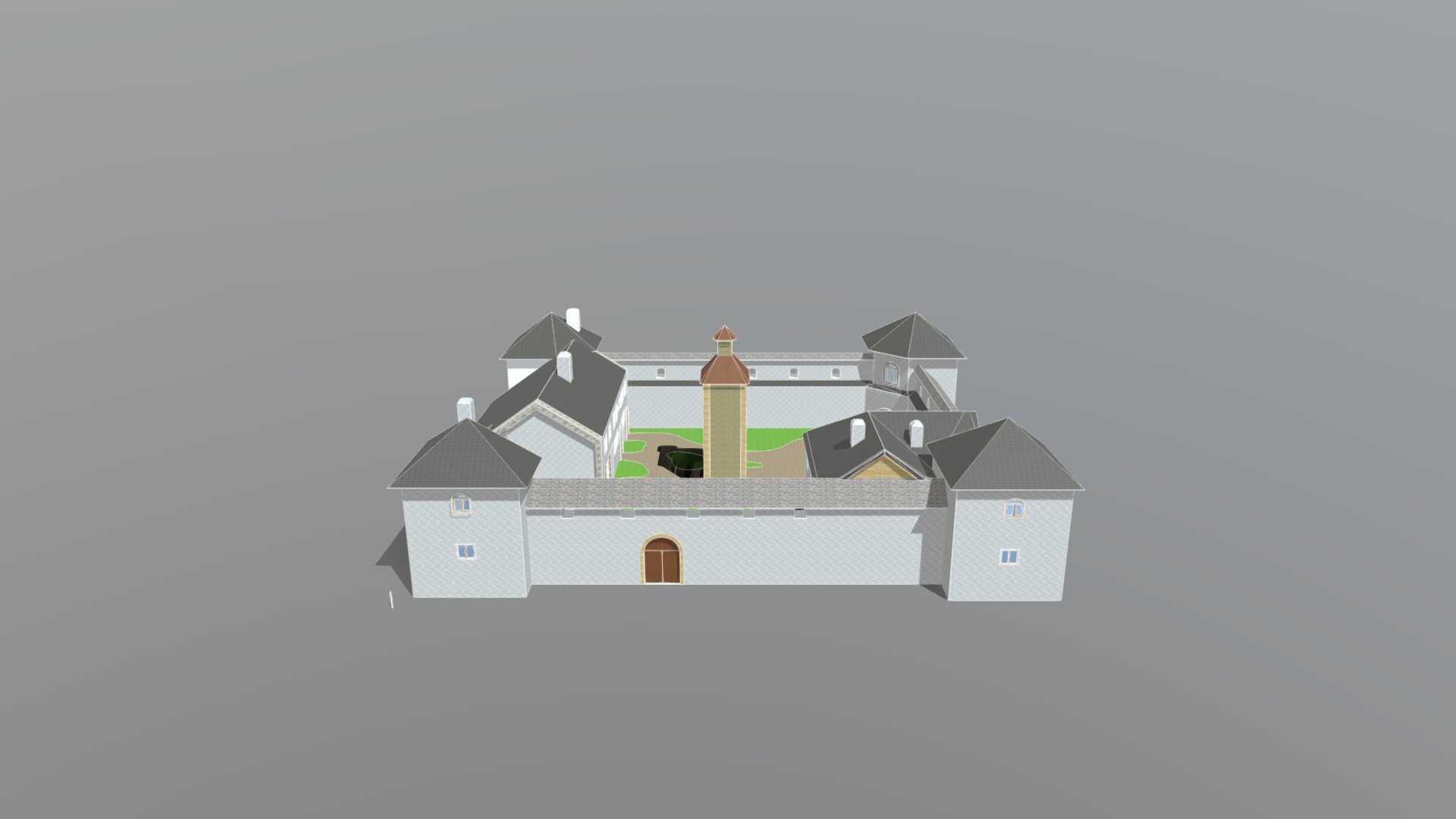 Hrad Ľubietová - 3D model by Barbora14 [886fa6f] - Sketchfab