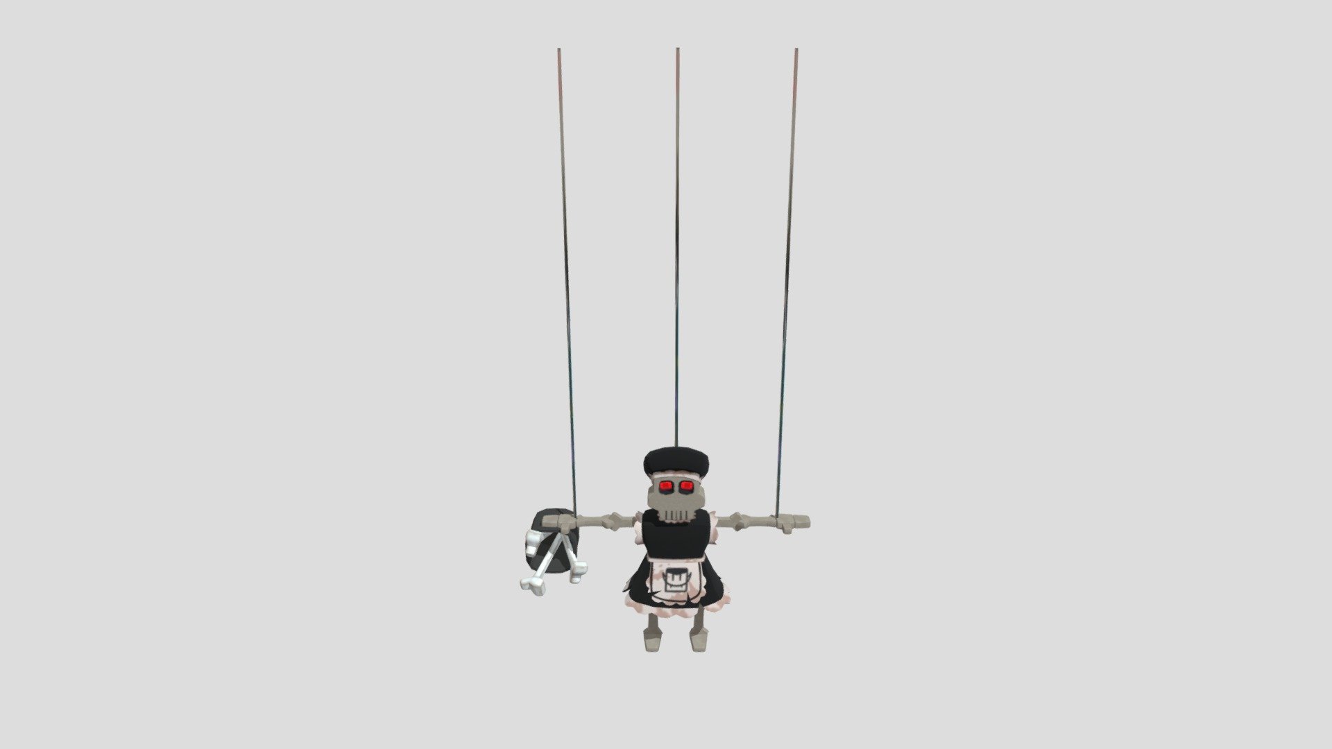 Rec room Skeleton Maid enemy - Download Free 3D model by Romeo rios vr ...