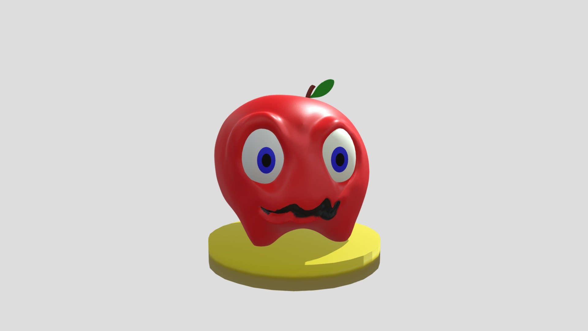 Apple "Fruit Monster" - 3D model by NaschBear [88726de] - Sketchfab