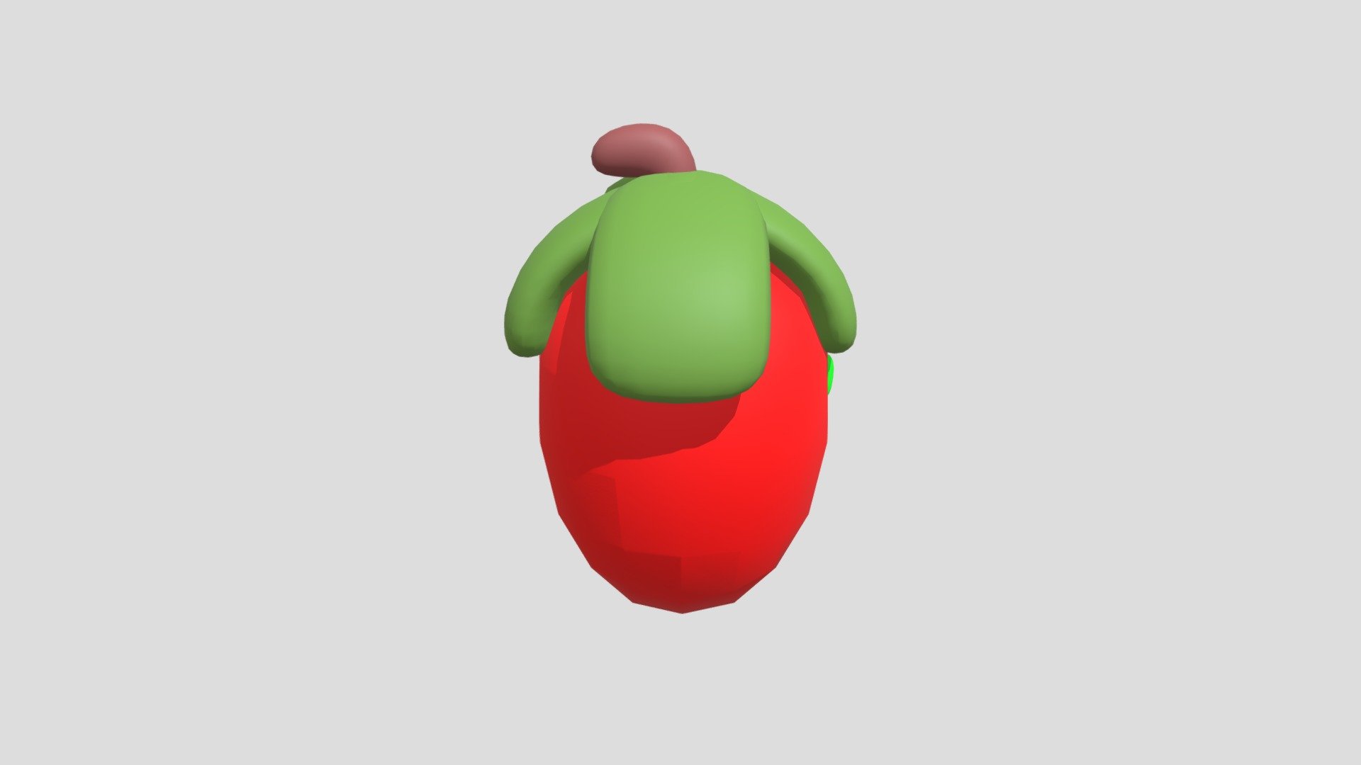 Low Poly Strawberry - Download Free 3D model by Heartridges (@gidlestan ...