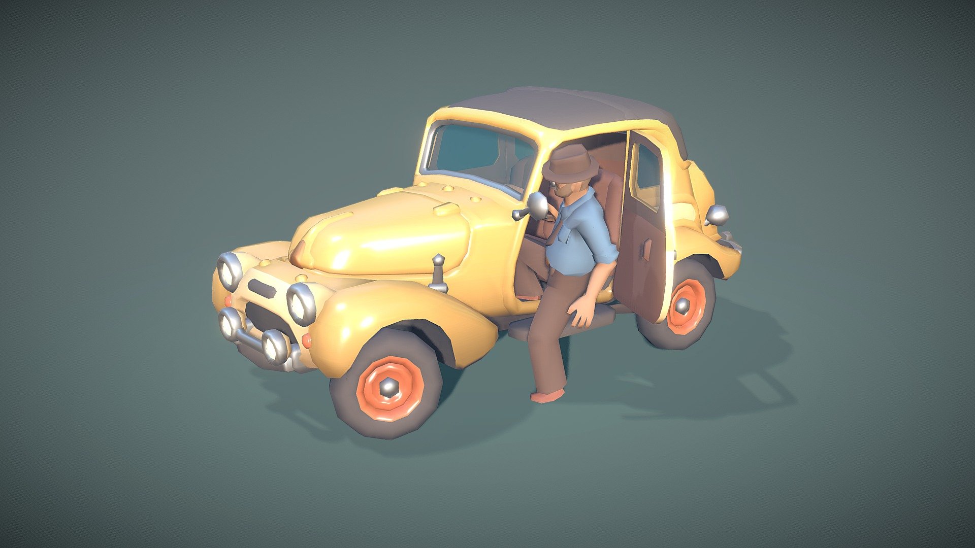 Hot Rods Constructor - Detective Character - 3D model by Slava Z ...