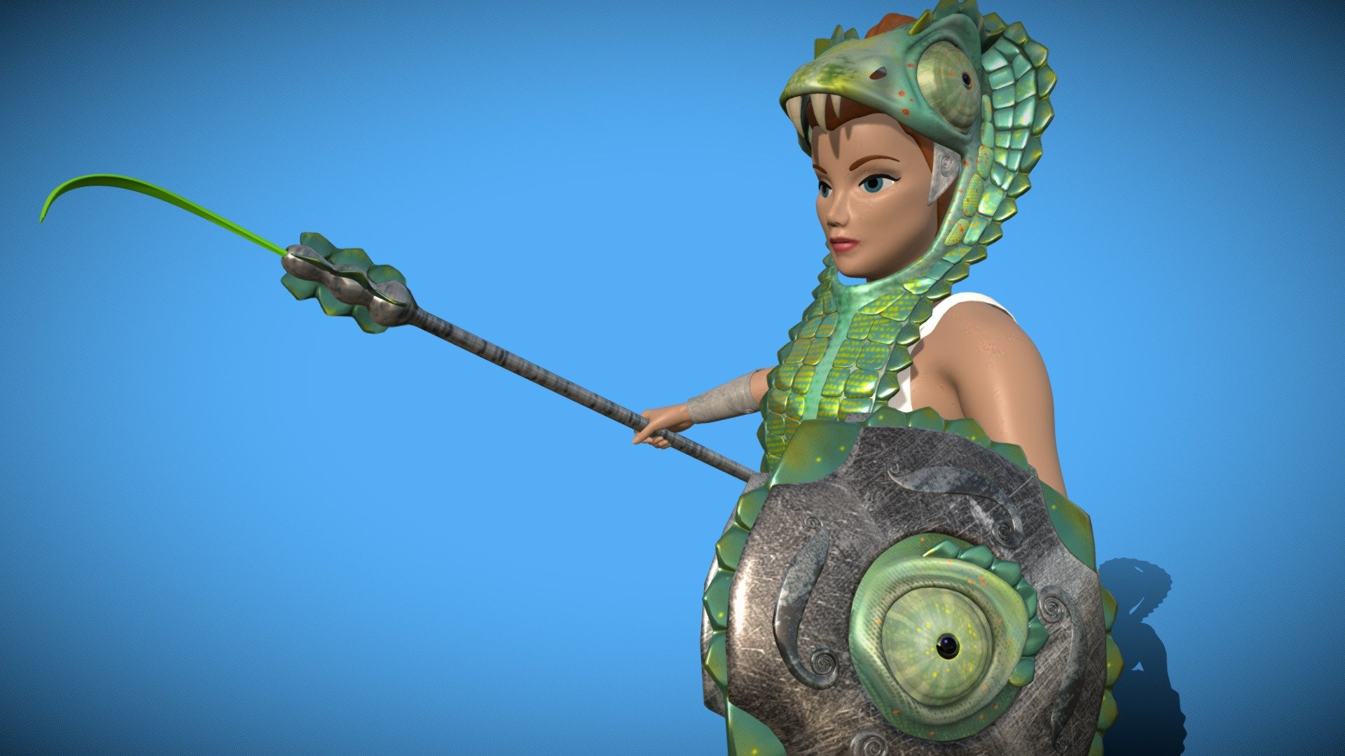 Teela Warrior - Buy Royalty Free 3D model by Eccemania [88786ce ...