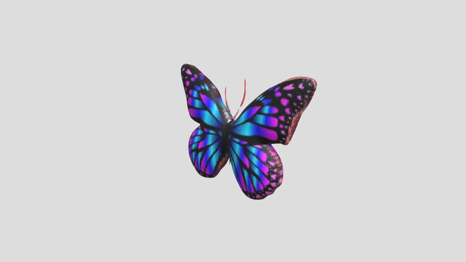 Butterfly - 3D model by fitriarayani [887956c] - Sketchfab