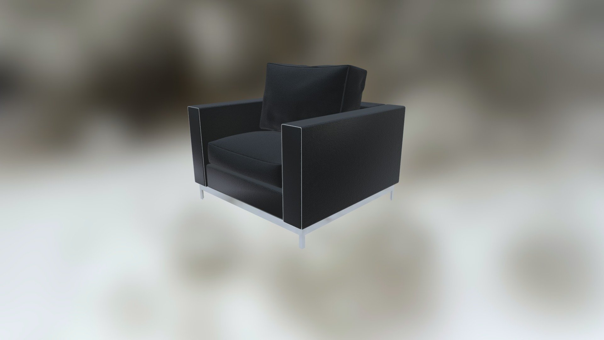 Comfortable Chair - 3D model by Anthony McCann (@anthonymccann ...