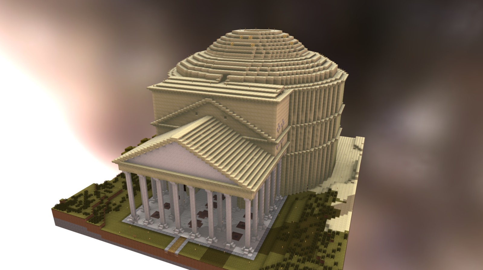 Pantheon - 3D model by chris.naude.0 [8879caf] - Sketchfab