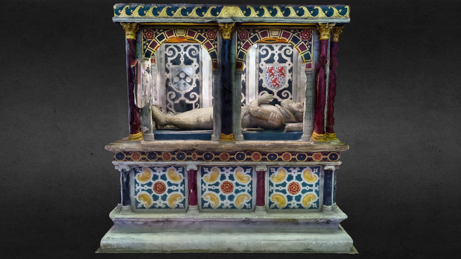 Exeter Cathedral Tomb - Buy Royalty Free 3D model by Nick Mason ...