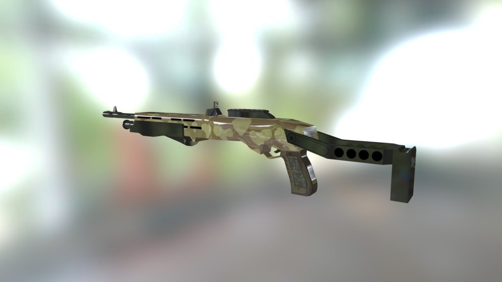 SPAS-12 - 3D model by jordanxbrookes [887b8fc] - Sketchfab