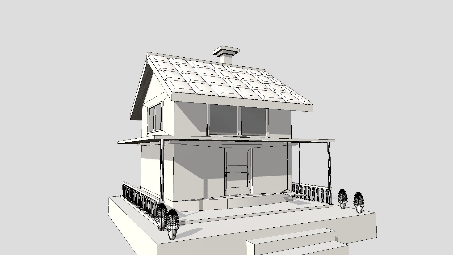 house 2 - 3D model by vaibhavwalke2000 [887c000] - Sketchfab