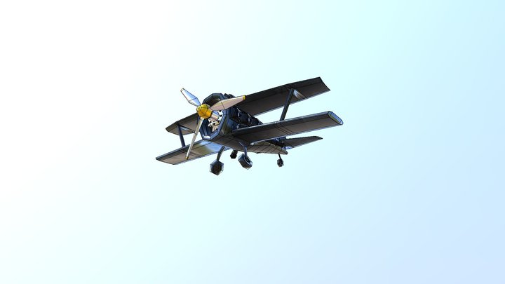 Propeller-plane 3D models - Sketchfab