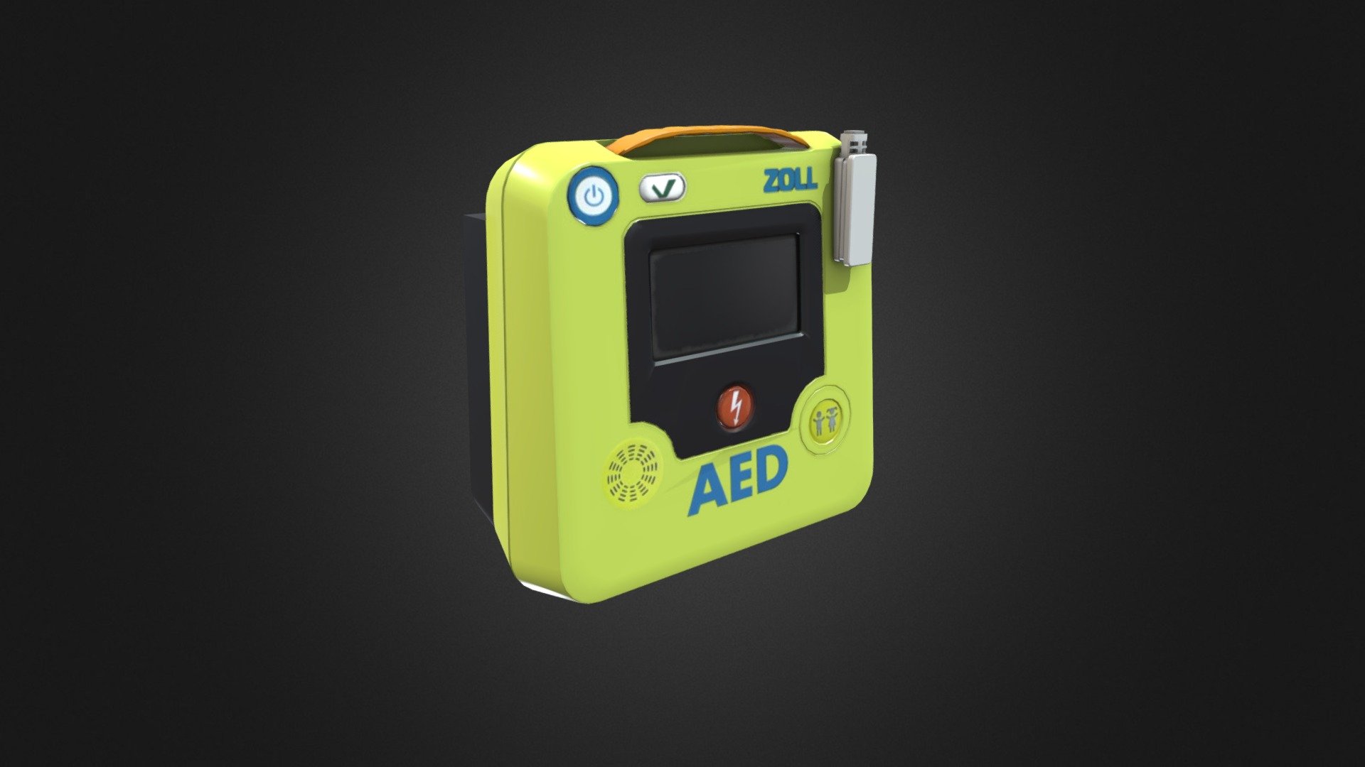 Automated External Defibrillator - 3D model by aruvana [887c1bc ...