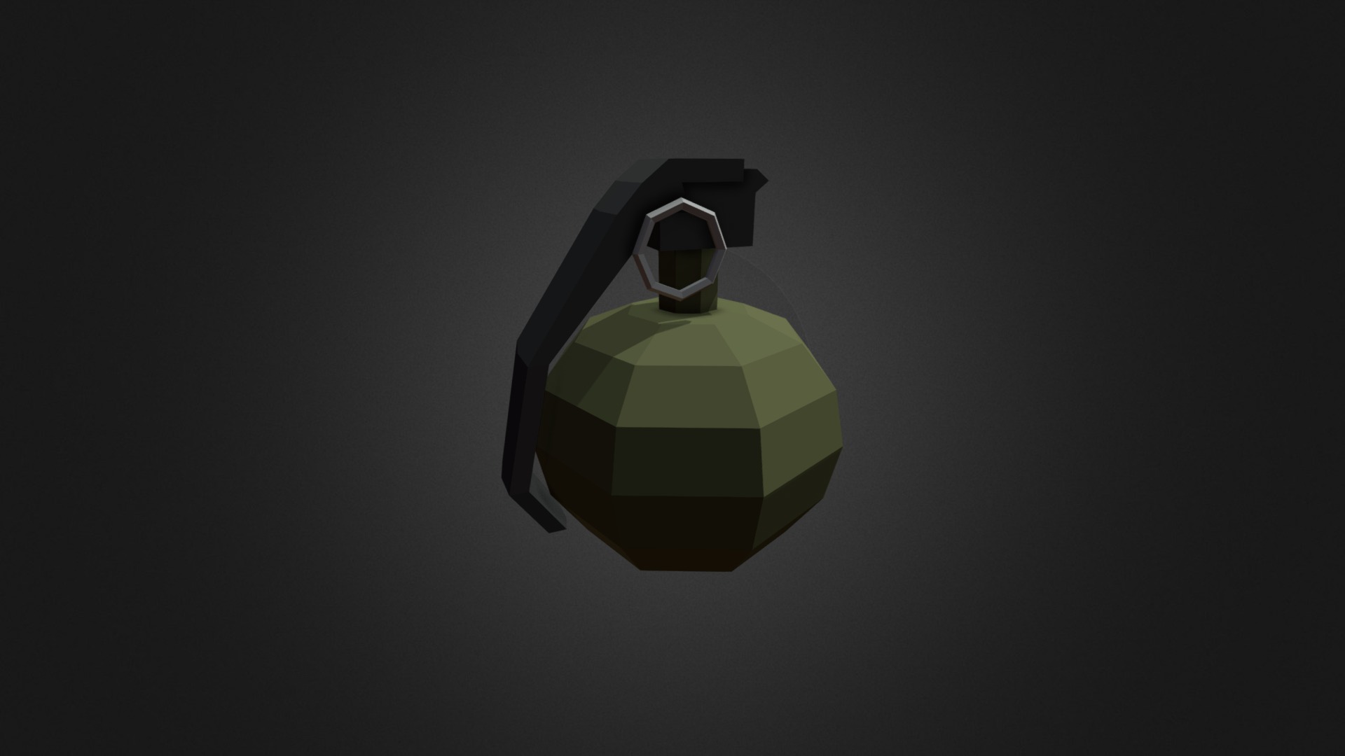 Low-Poly Grenade - 3D model by galaxy (@galaxyxd) [887c77a] - Sketchfab