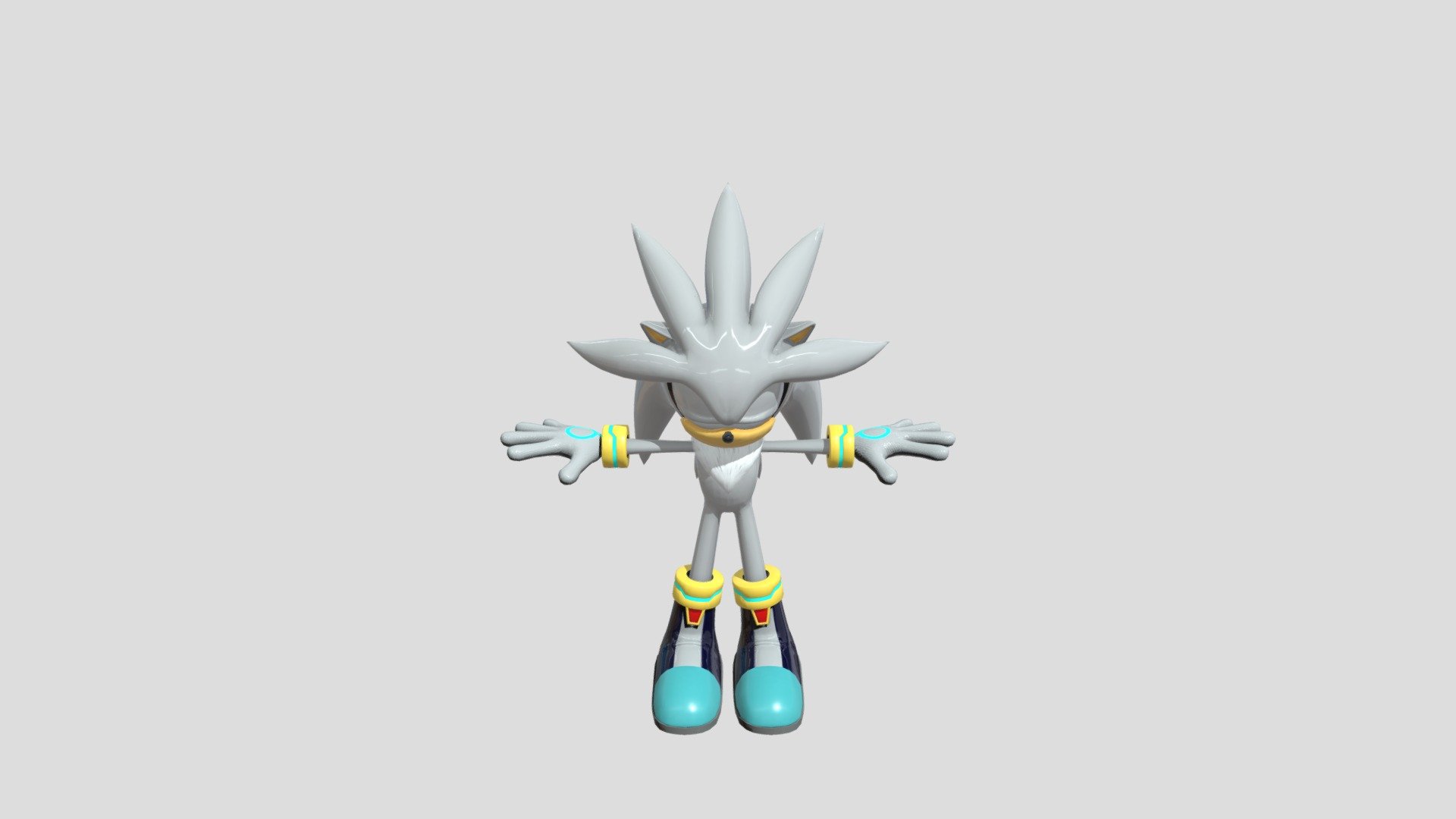 Silver The Hedgehog - Download Free 3D model by Noodle14 [887d621 ...