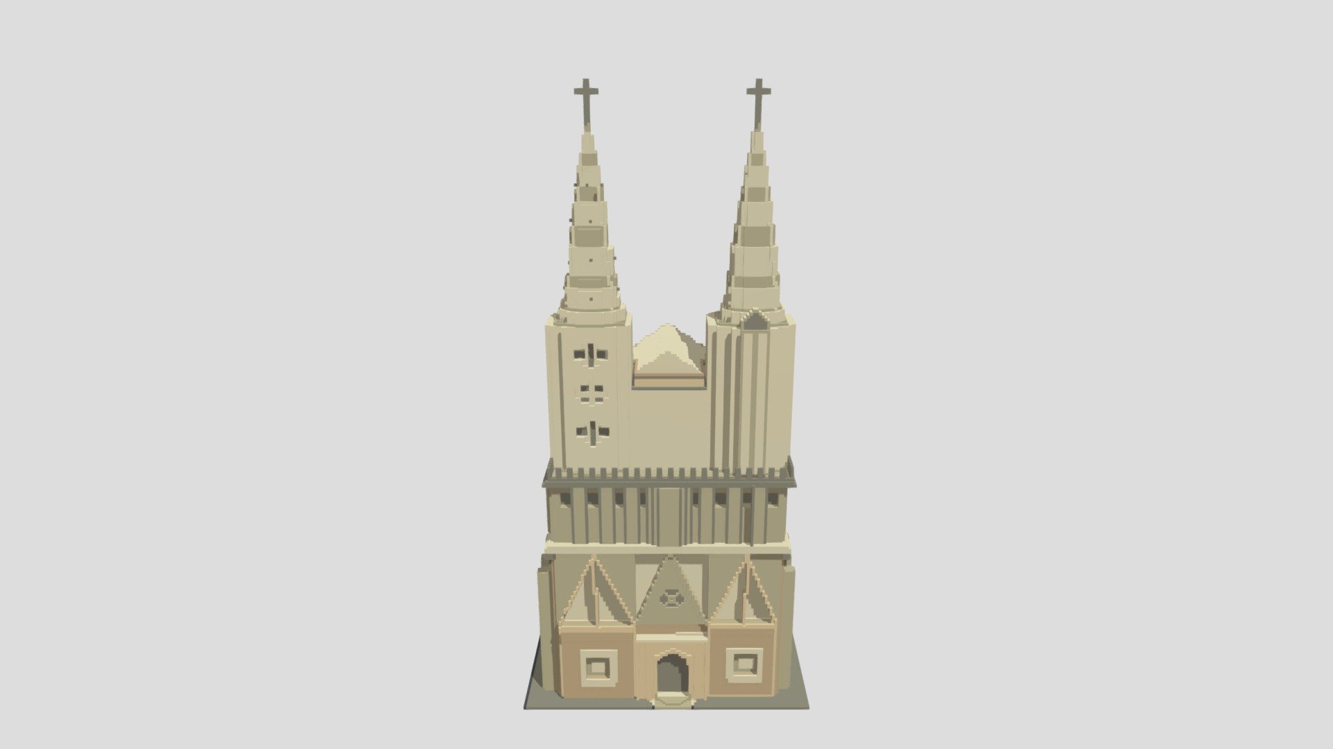 Gothic Cathedral - 3D model by s25603 [887d8c1] - Sketchfab