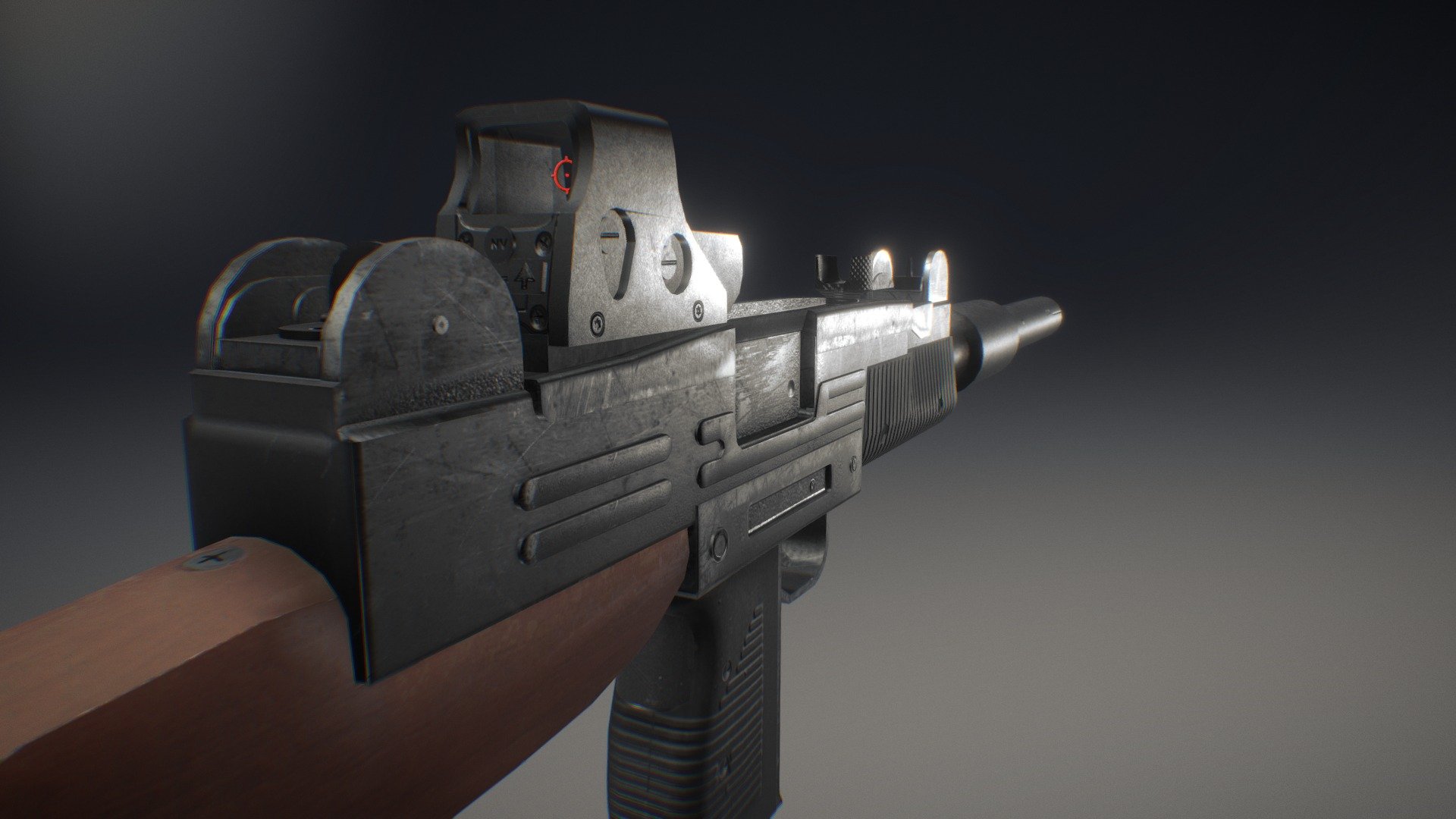 IMI UZI - 3D model by Isaac Dinnery (@idinnery) [887df8f] - Sketchfab