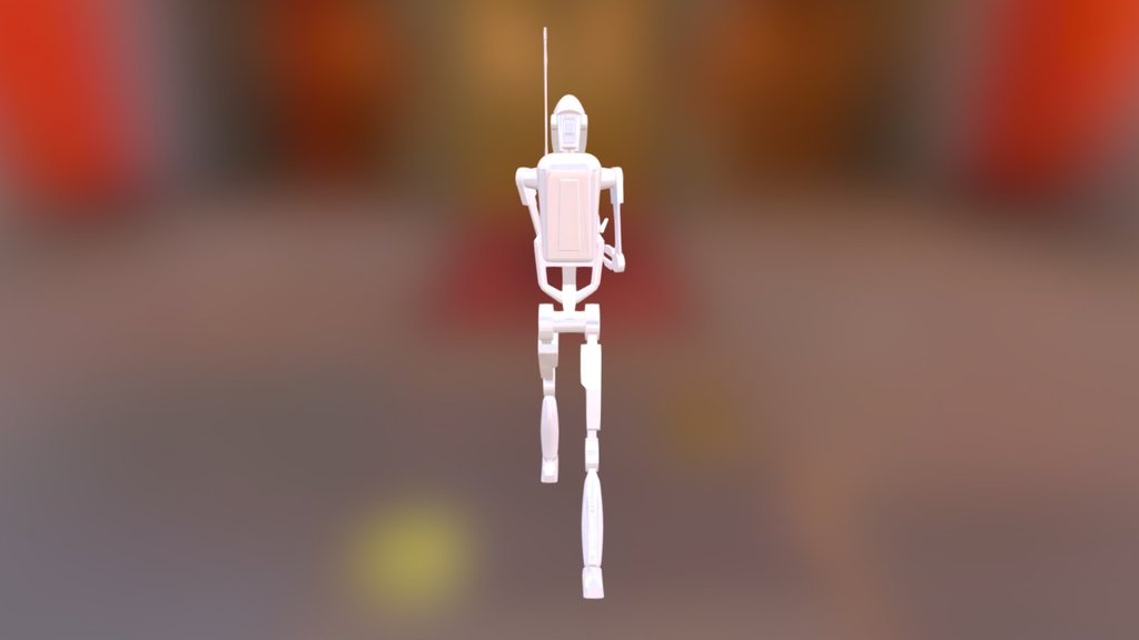 B1 Battle Droid Walk - 3D model by manhack [887e002] - Sketchfab