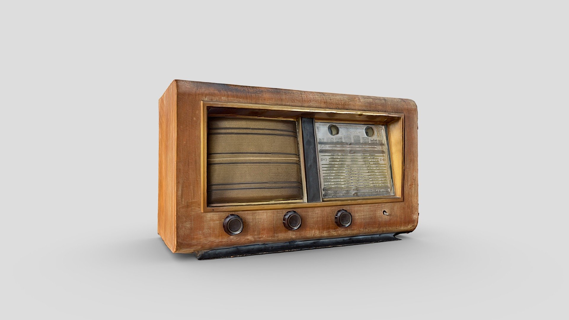 Old radio - 3D model by alban [887f5c7] - Sketchfab
