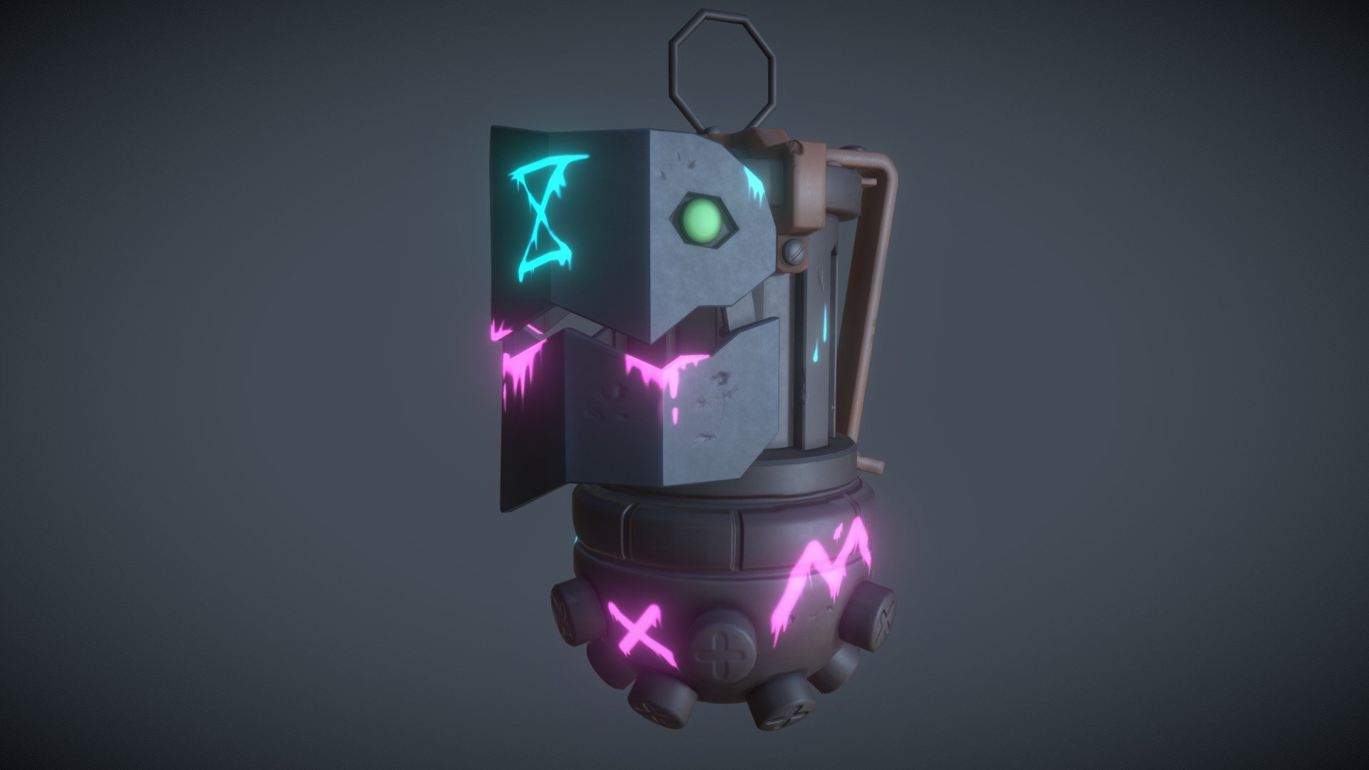 Jinx Granade from Arcane (2K, Lowpoly) - Buy Royalty Free 3D model by ...