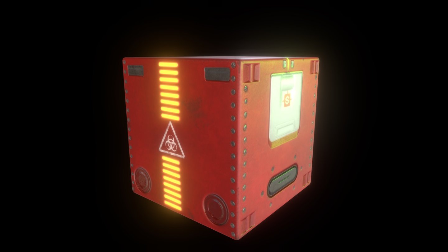 Sci-fi boxx - 3D model by kitroart [8880d4e] - Sketchfab