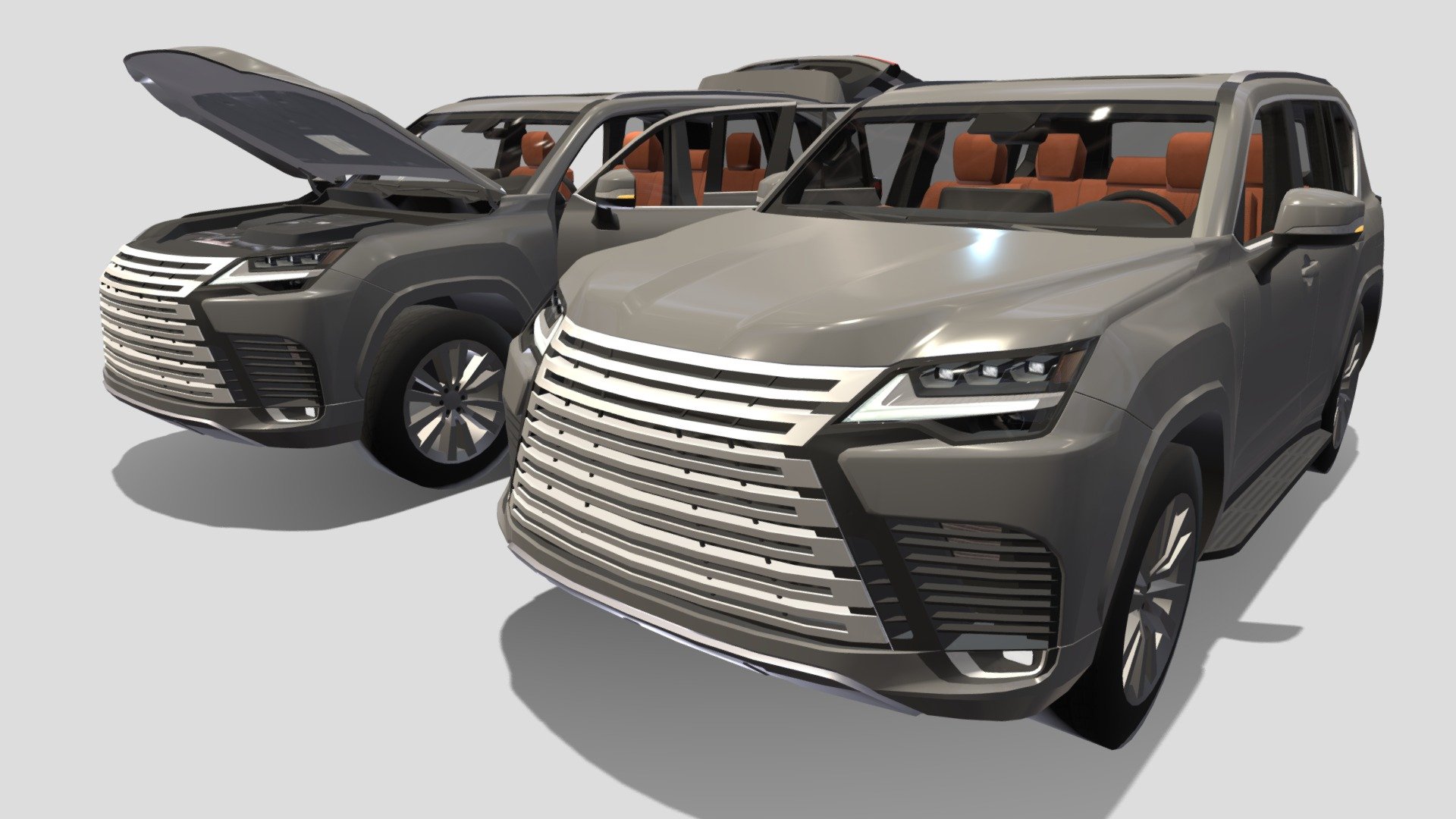 Lexus LX600 - 3D model by entervent [8881987] - Sketchfab