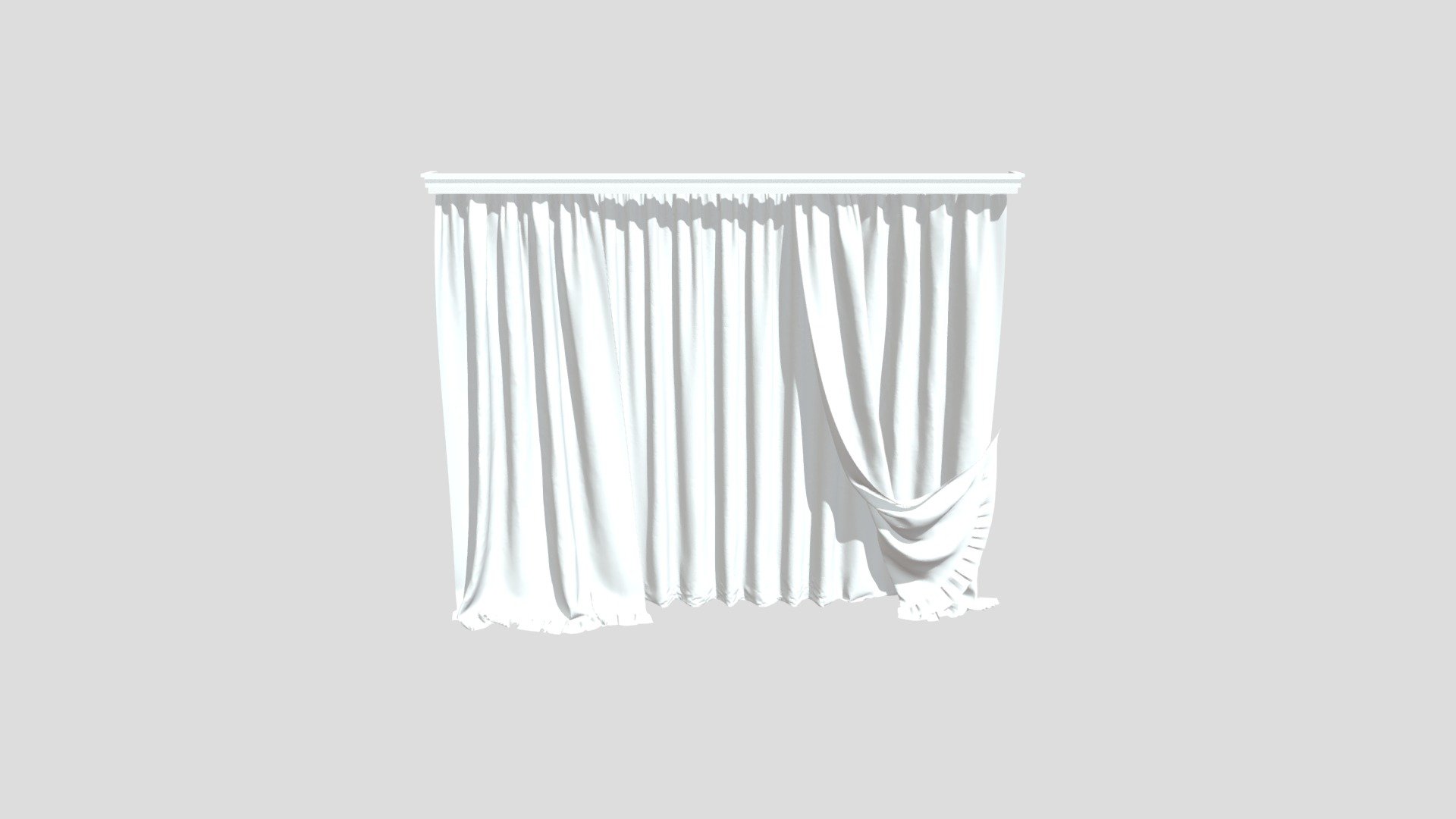 Curtain Double-row N290622 - Download Free 3D model by yash.nvisioniq ...