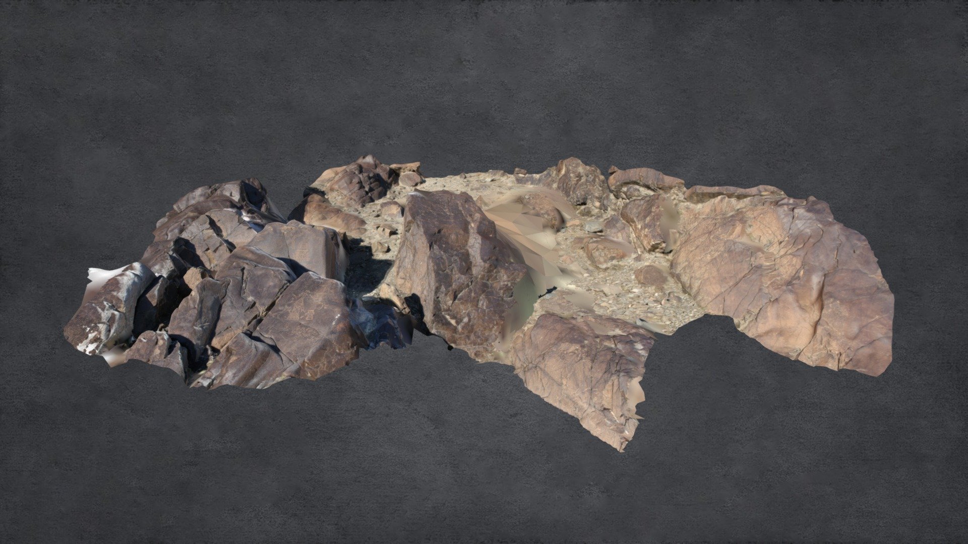Rock Carving at Hodar Gah (Rock 32-01) - 3D model by cvlablums [8884b6d ...