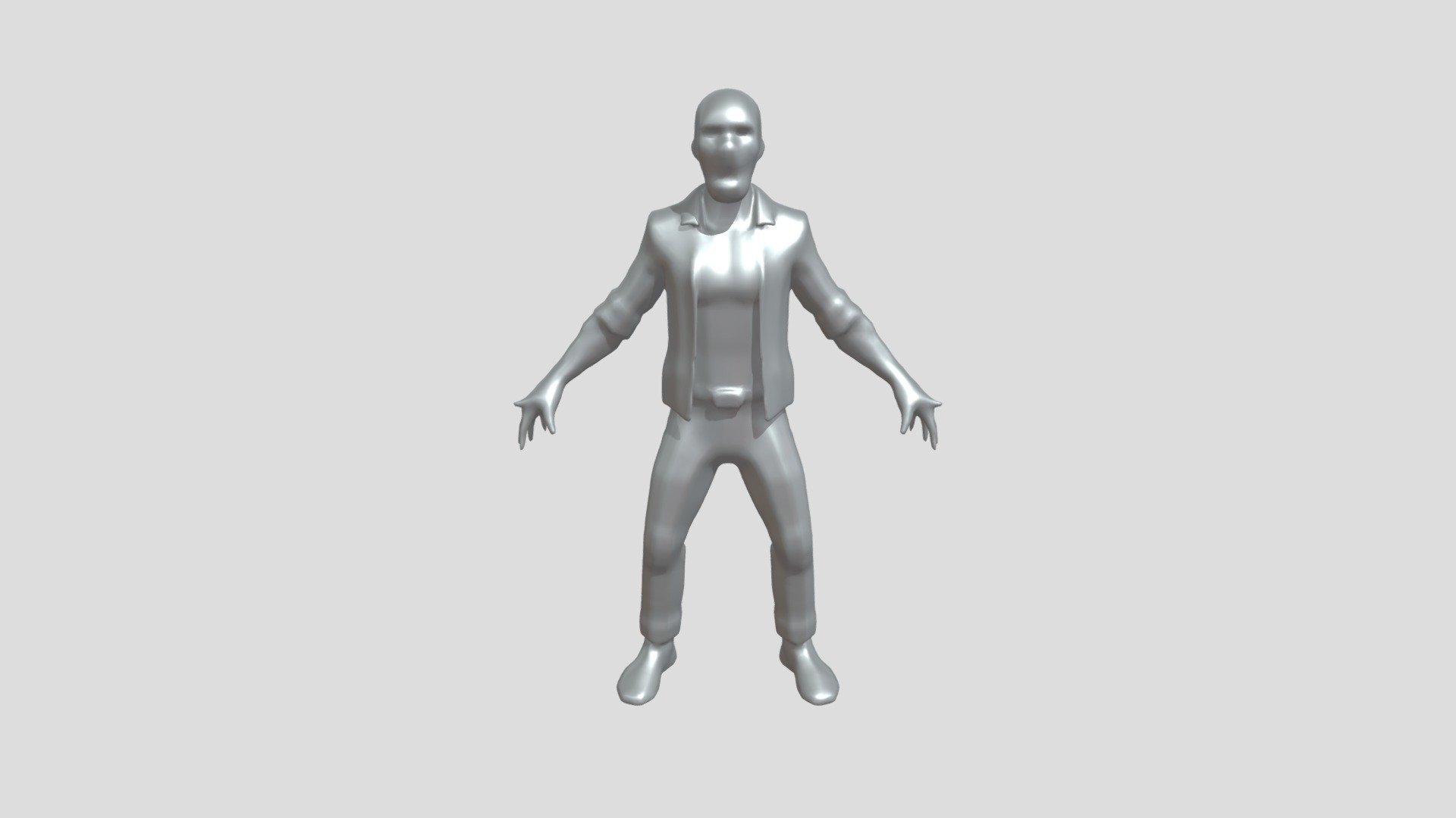 undead human with torn clothes - Download Free 3D model by samanpic.com ...