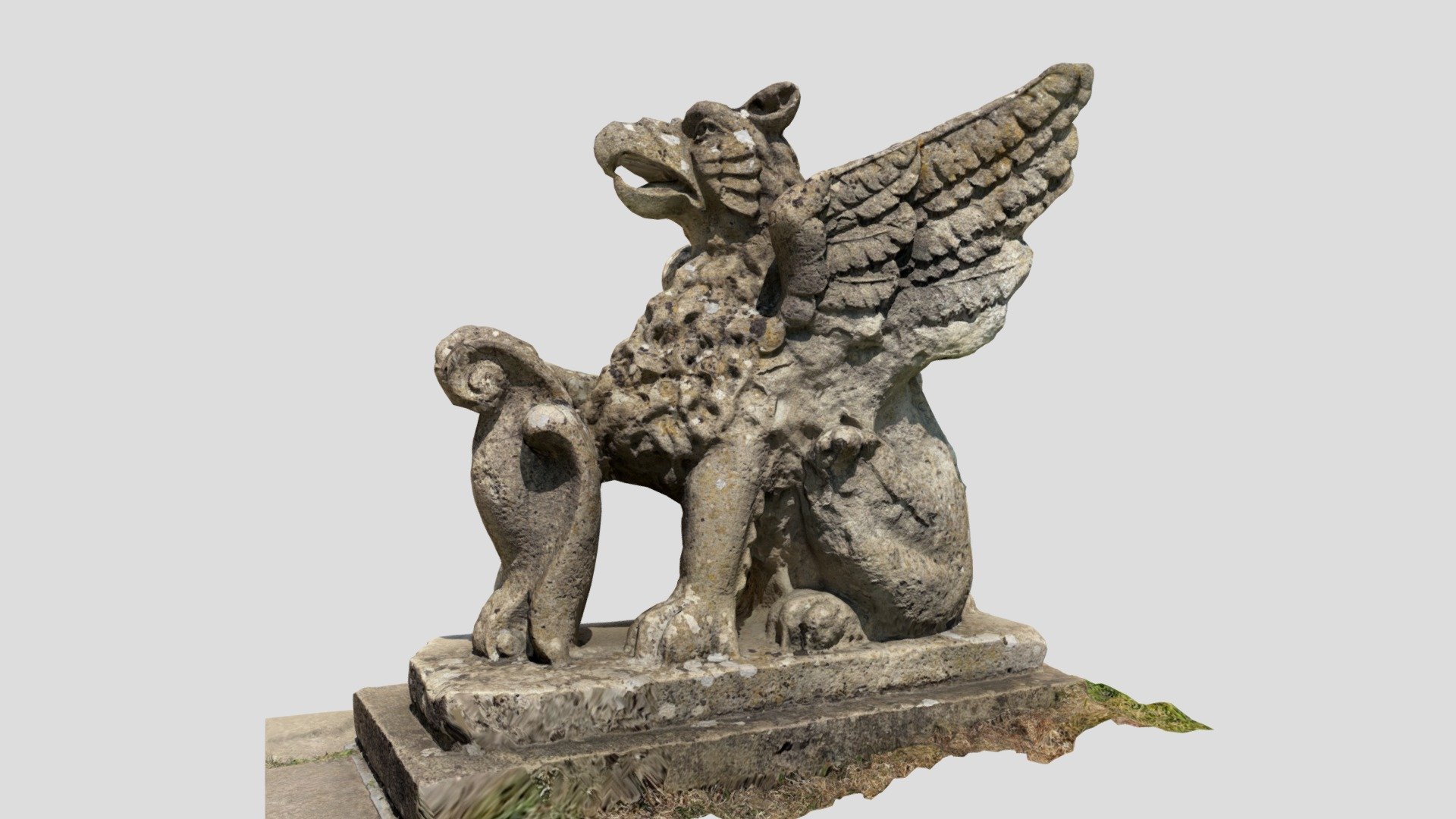 Stone Griffin - Download Free 3D model by Stuccatora [8887b6a] - Sketchfab