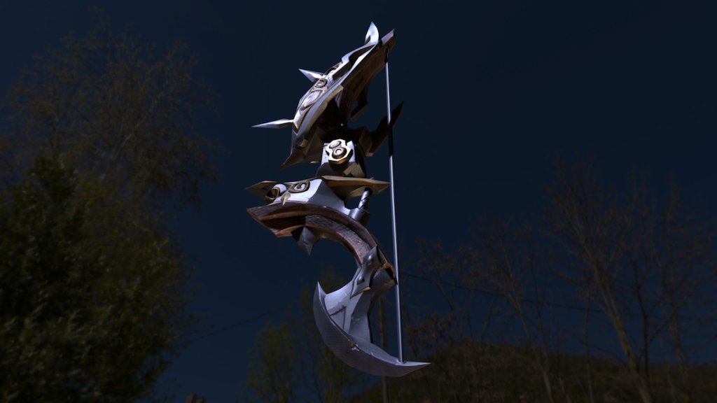 Iron Bow - 3D model by BOSi Art Studios (@bosiusa) [88880c7] - Sketchfab