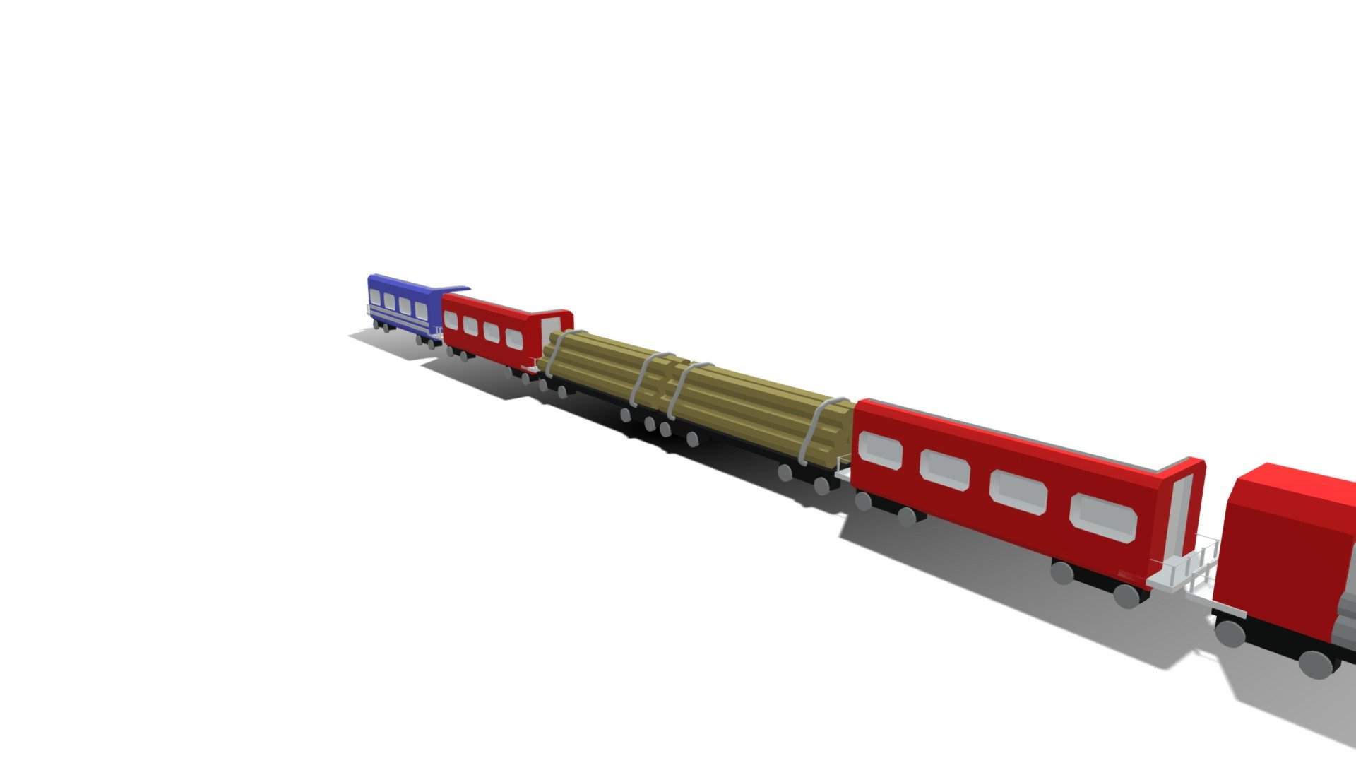 Сartoon train - Download Free 3D model by Arti (@arti_frolon) [88885a7 ...